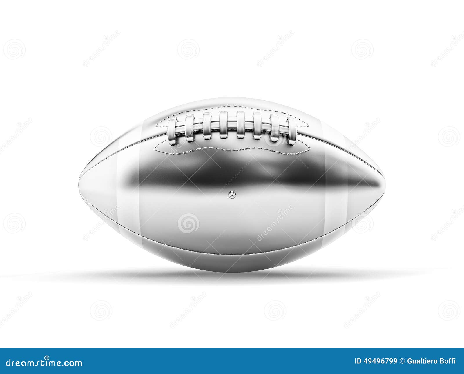 Silver football ball stock illustration. Illustration of isolated ...