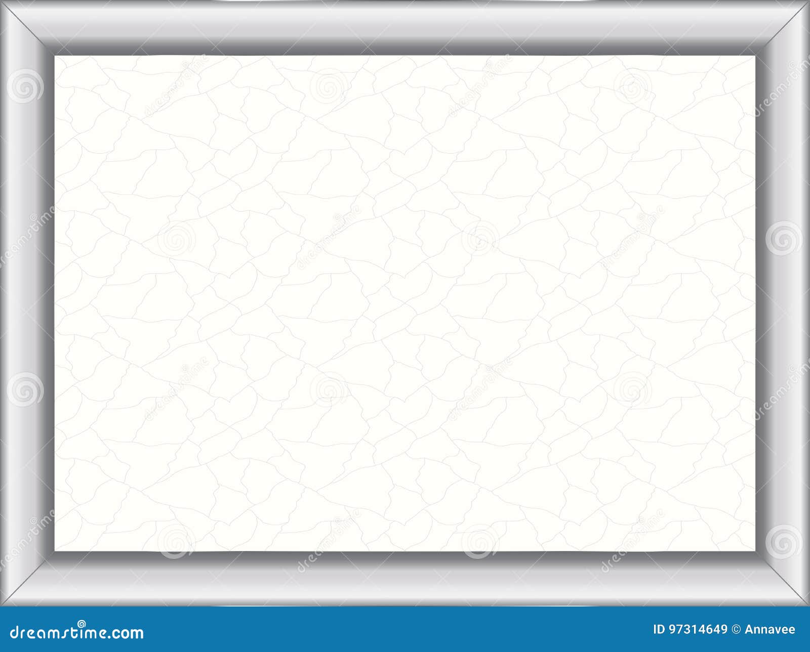 Silver Frame on Vintage Background Stock Illustration - Illustration of ...