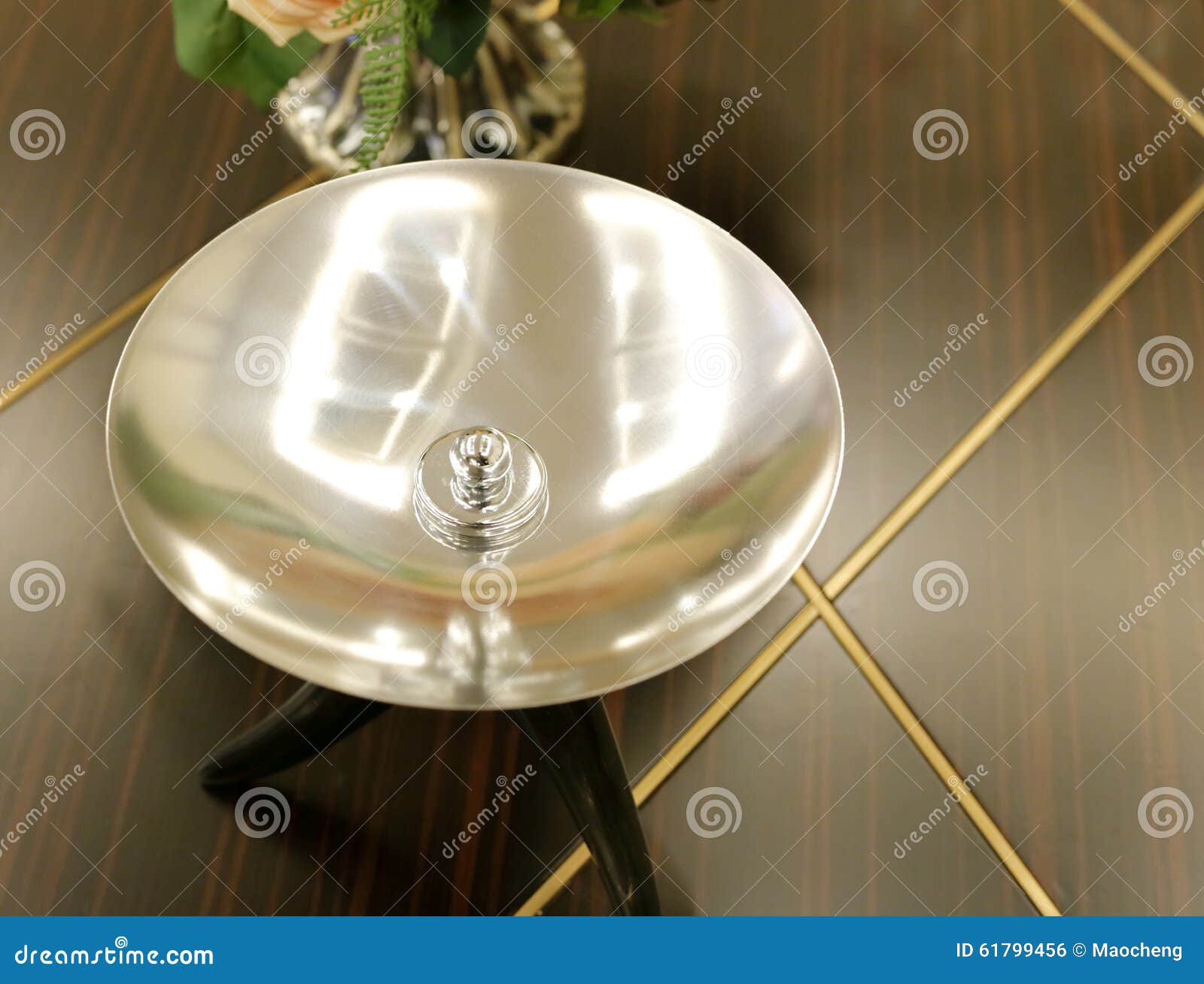 Silver fruit bowl stock photo. Image of case, metal, open - 61799456