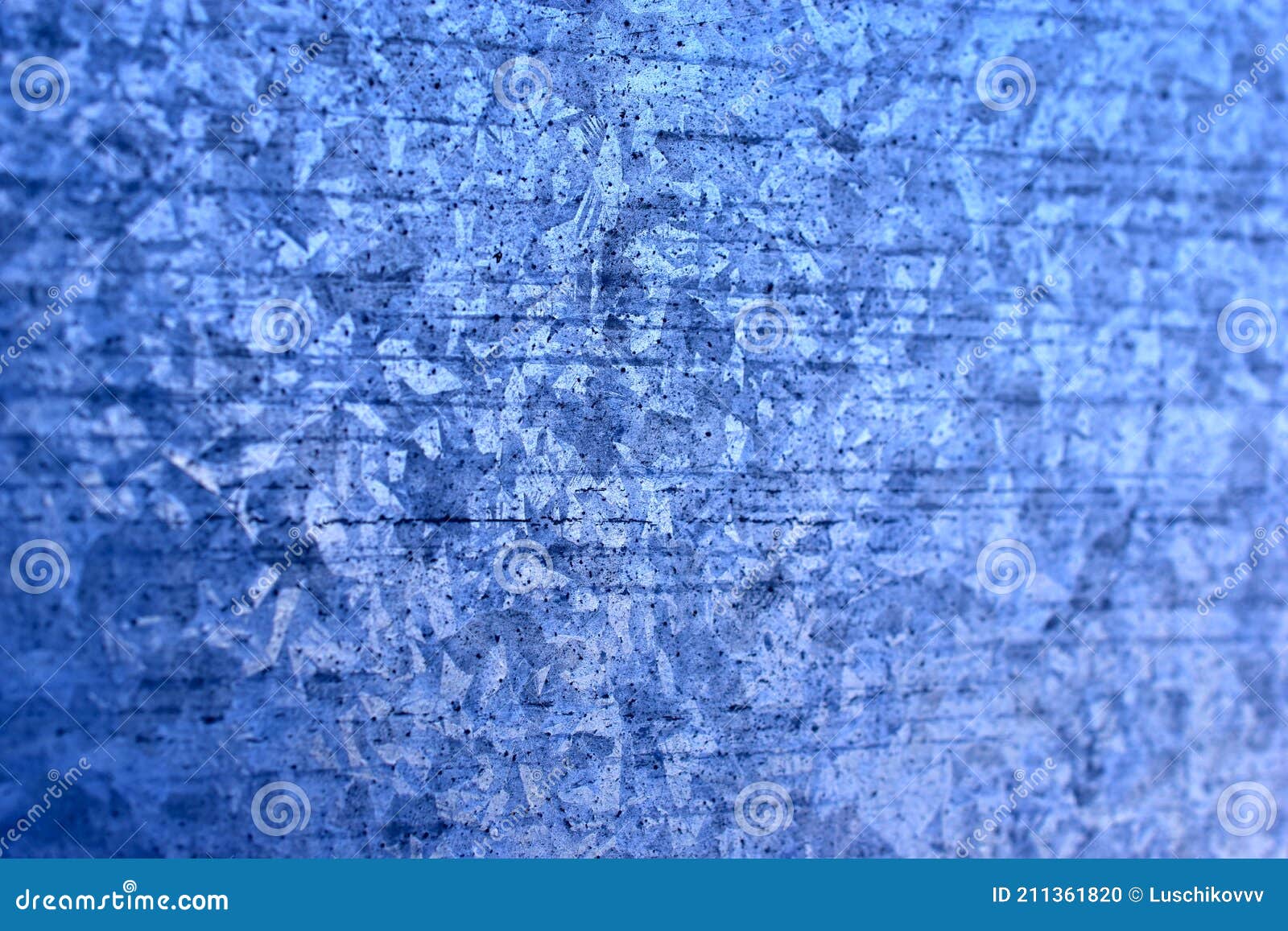 Silver Galvanized Surface of Protective Material in the House Stock ...