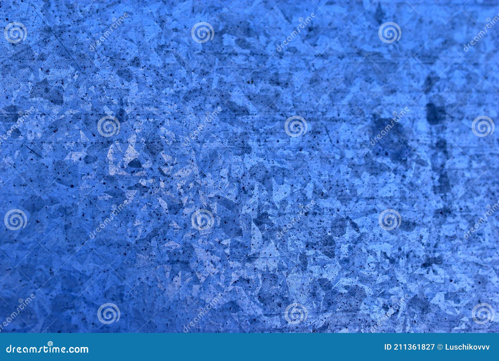 Silver Galvanized Surface of Protective Material in the House Stock ...