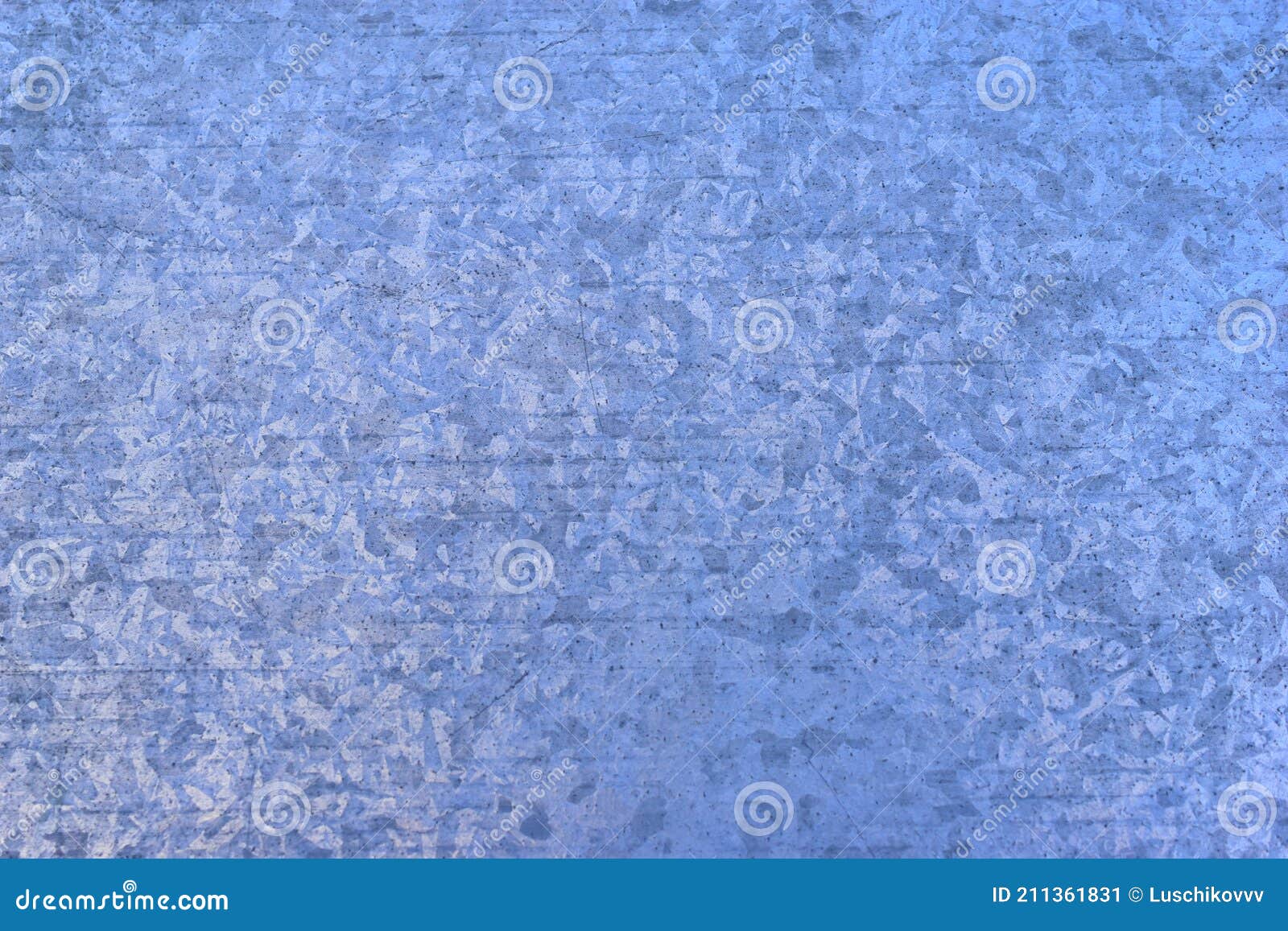 Silver Galvanized Surface of Protective Material in the House Stock ...