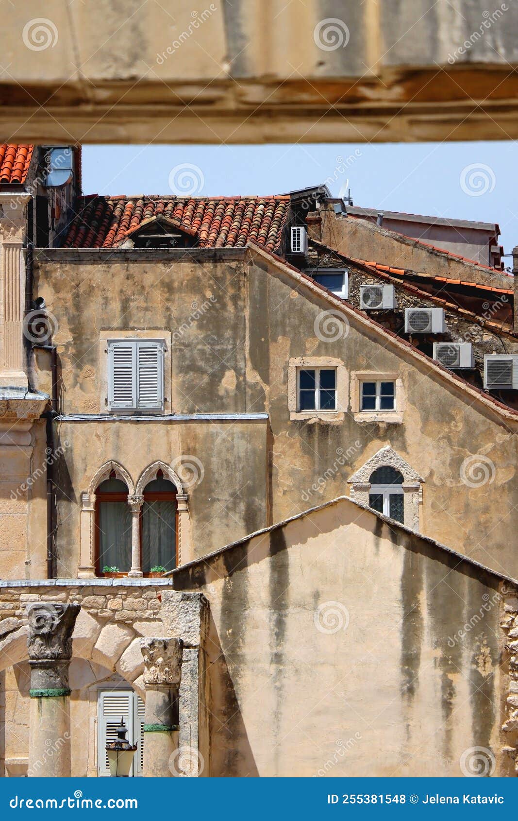Architecture in Split, Croatia Stock Photo - Image of croatia ...