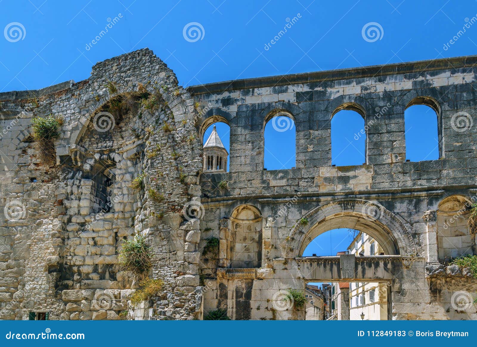 Silver Gate, Split, Croatia Stock Image - Image of heritage, entrance ...