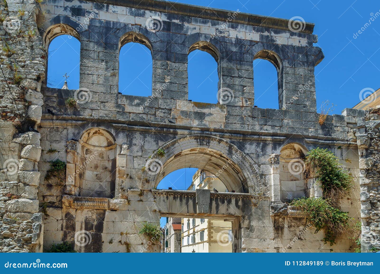 Silver Gate, Split, Croatia Stock Image - Image of exterior, stone ...