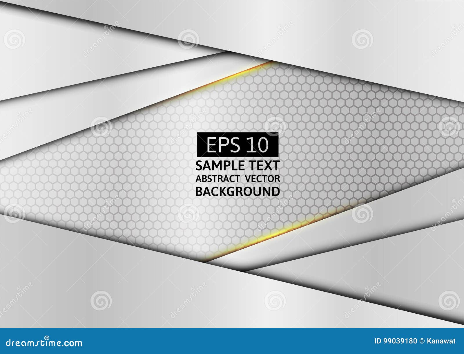 Silver Geometric and Light Abstract Vector Background Stock Vector ...