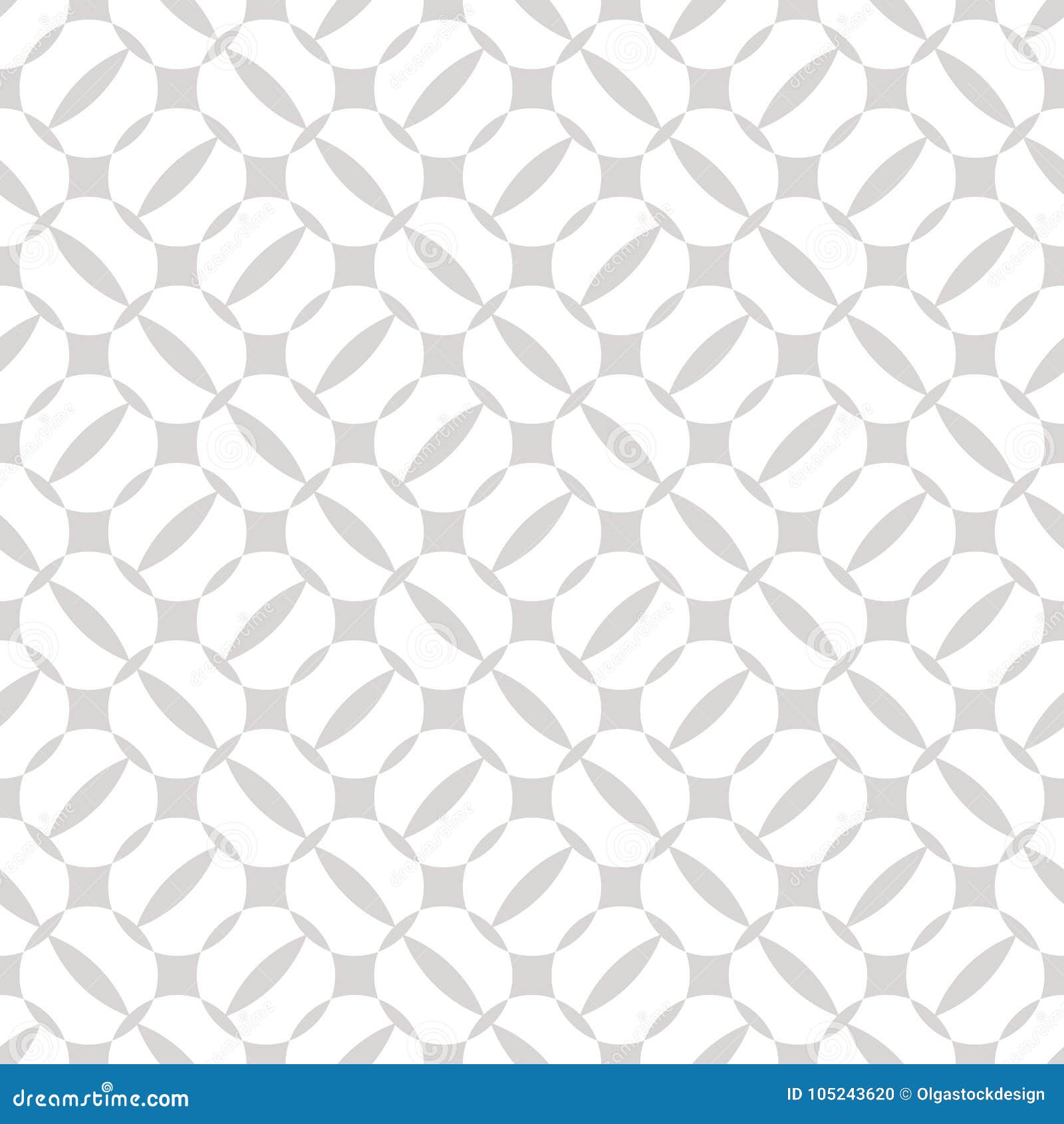 Silver Geometric Seamless Pattern. Vector Texture with Grid, Lattice ...