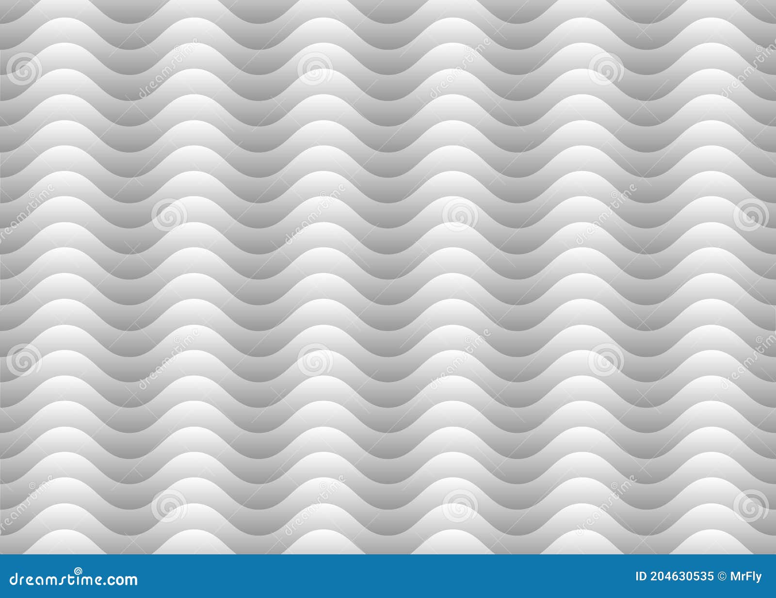 Silver Geometric Water Waves Background, Vector Illustration Stock ...