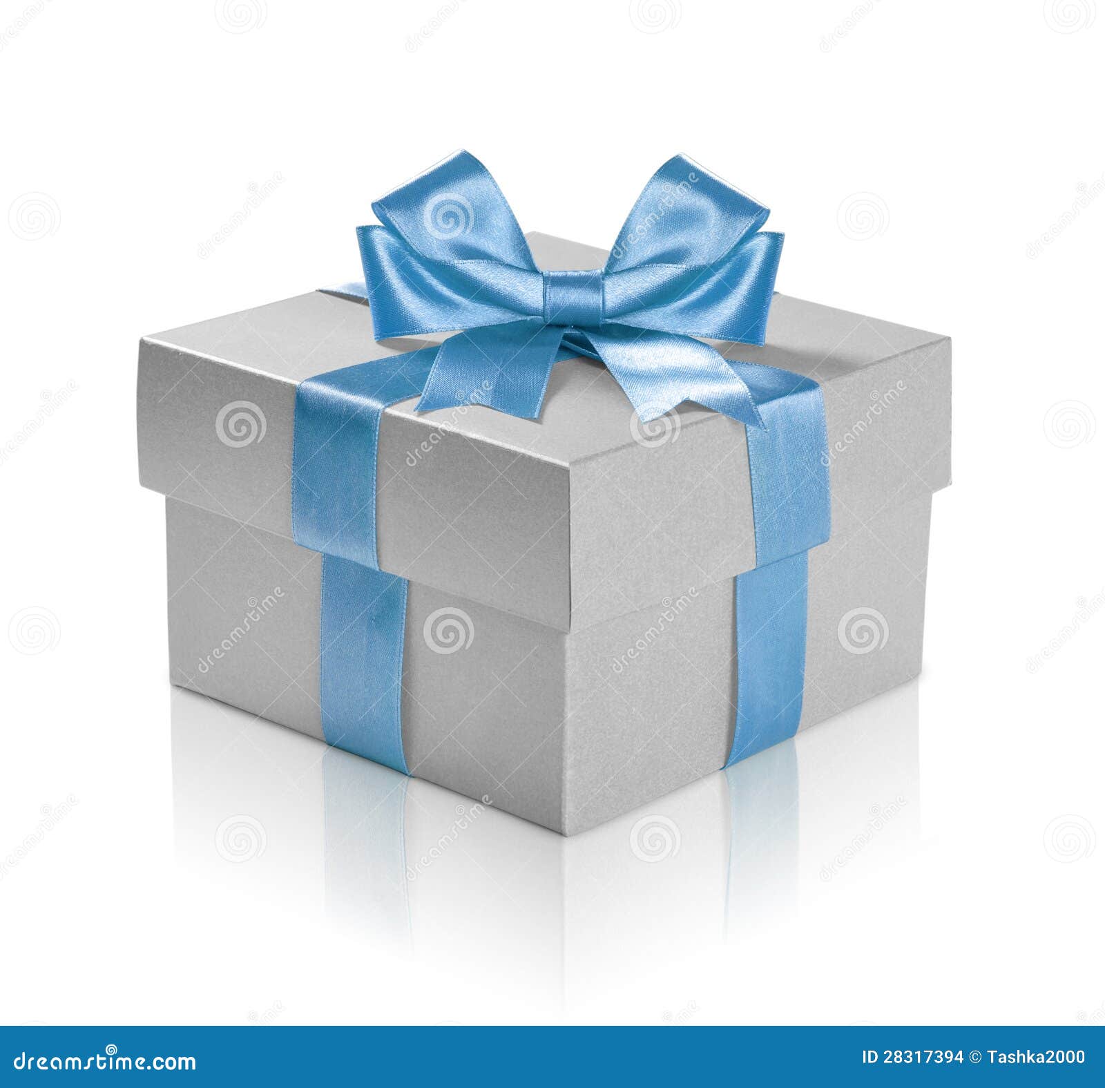 Silver gift box stock photo. Image of package, background - 28317394