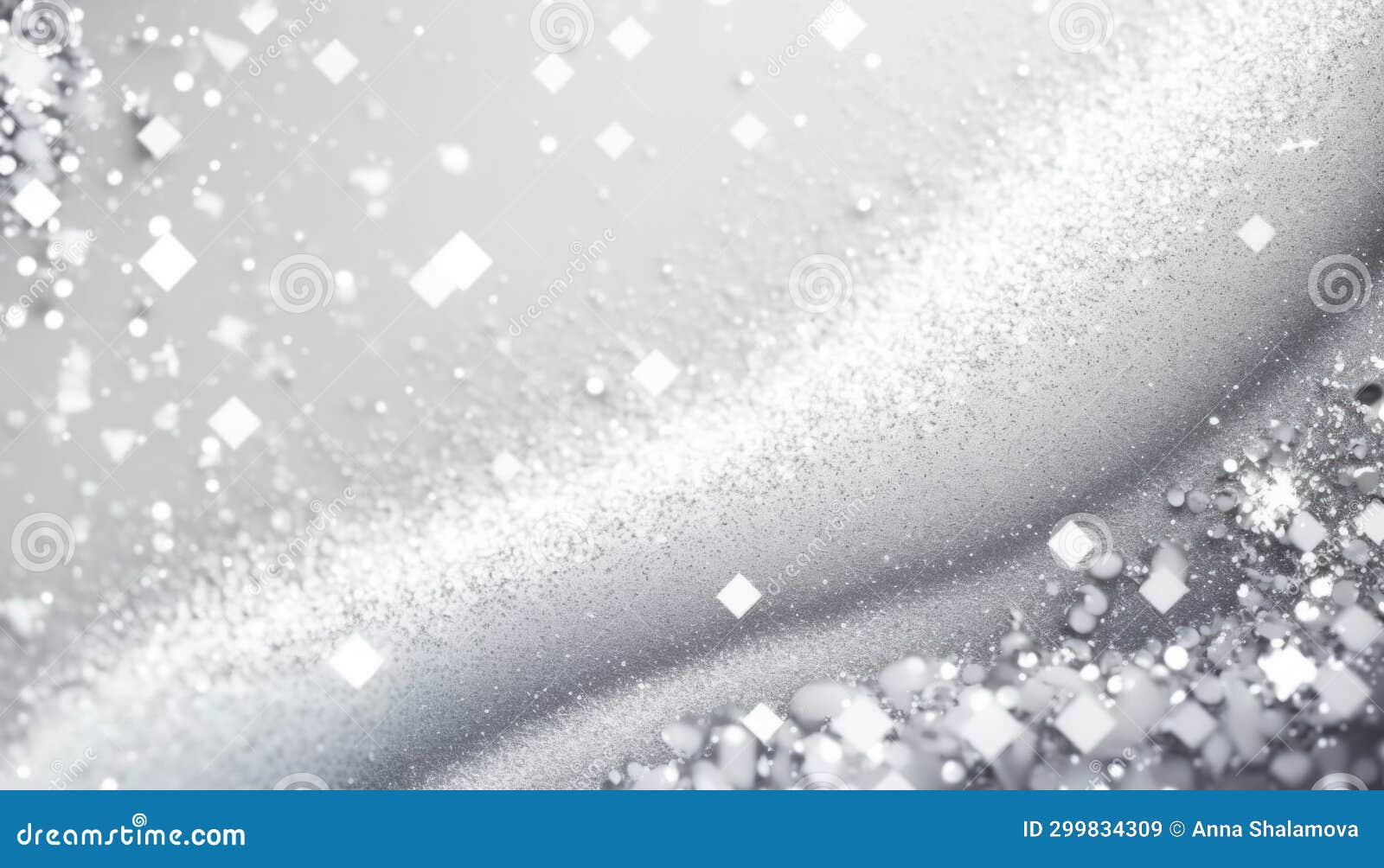 Silver Glitter with Light Bokeh Effect. Concept of Elegant Festivity ...