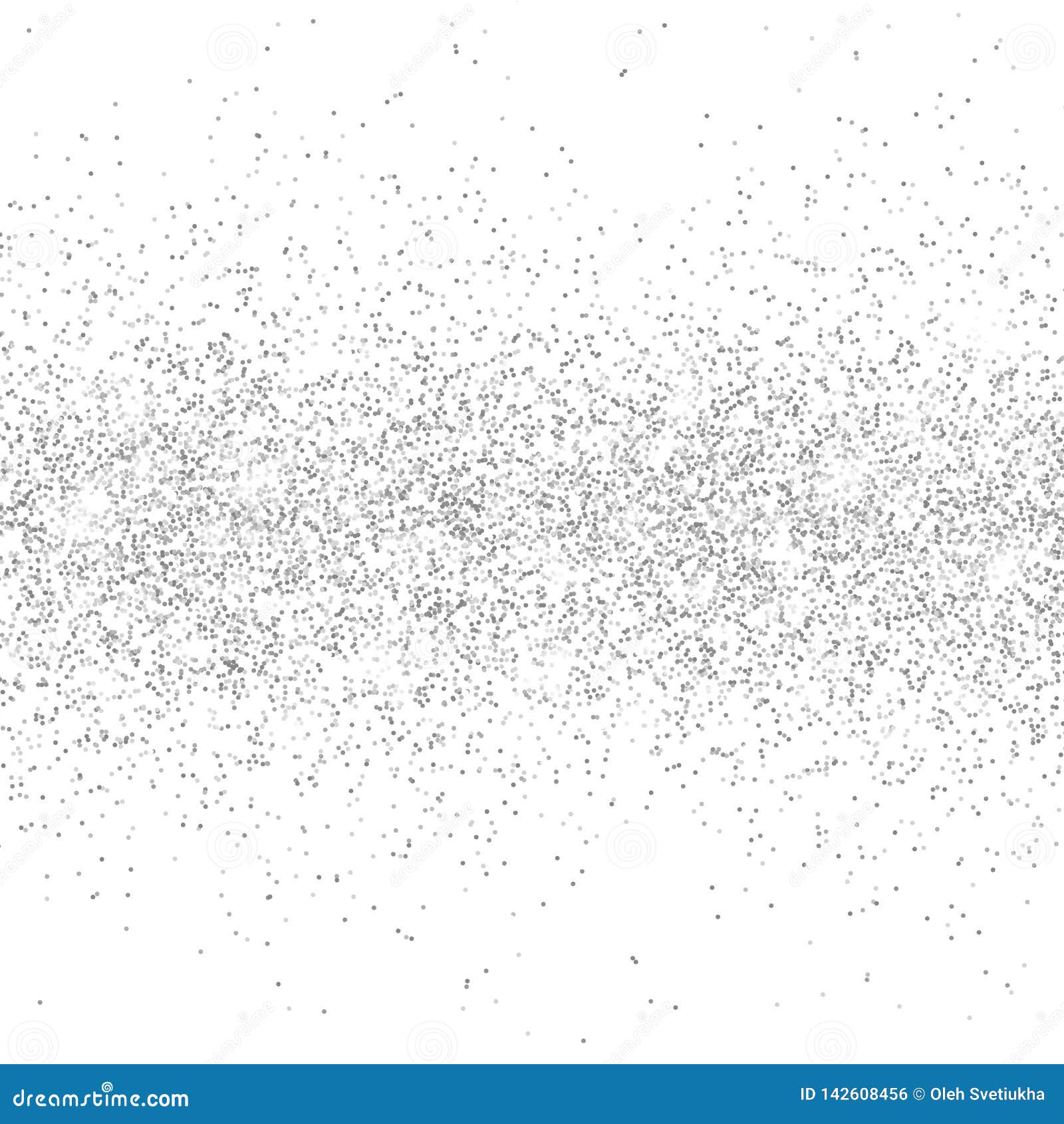 Silver Glitter Sparkle on a Transparent Background. Silver Vibrant ...