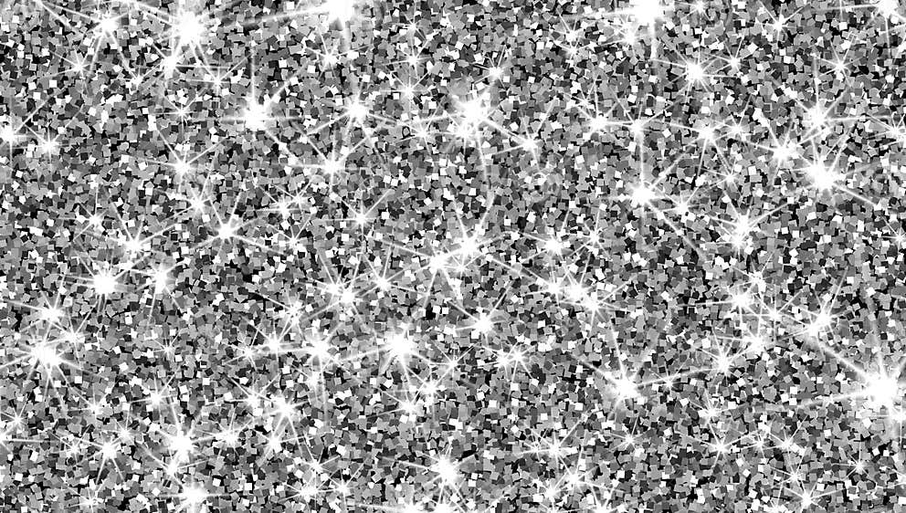 Silver Glitter Vector Texture. Silver Sparcle Background. Amber ...