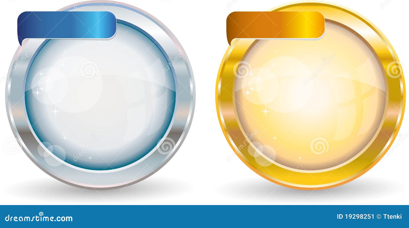 Silver and Gold Circle Frame Stock Vector - Illustration of graphic ...