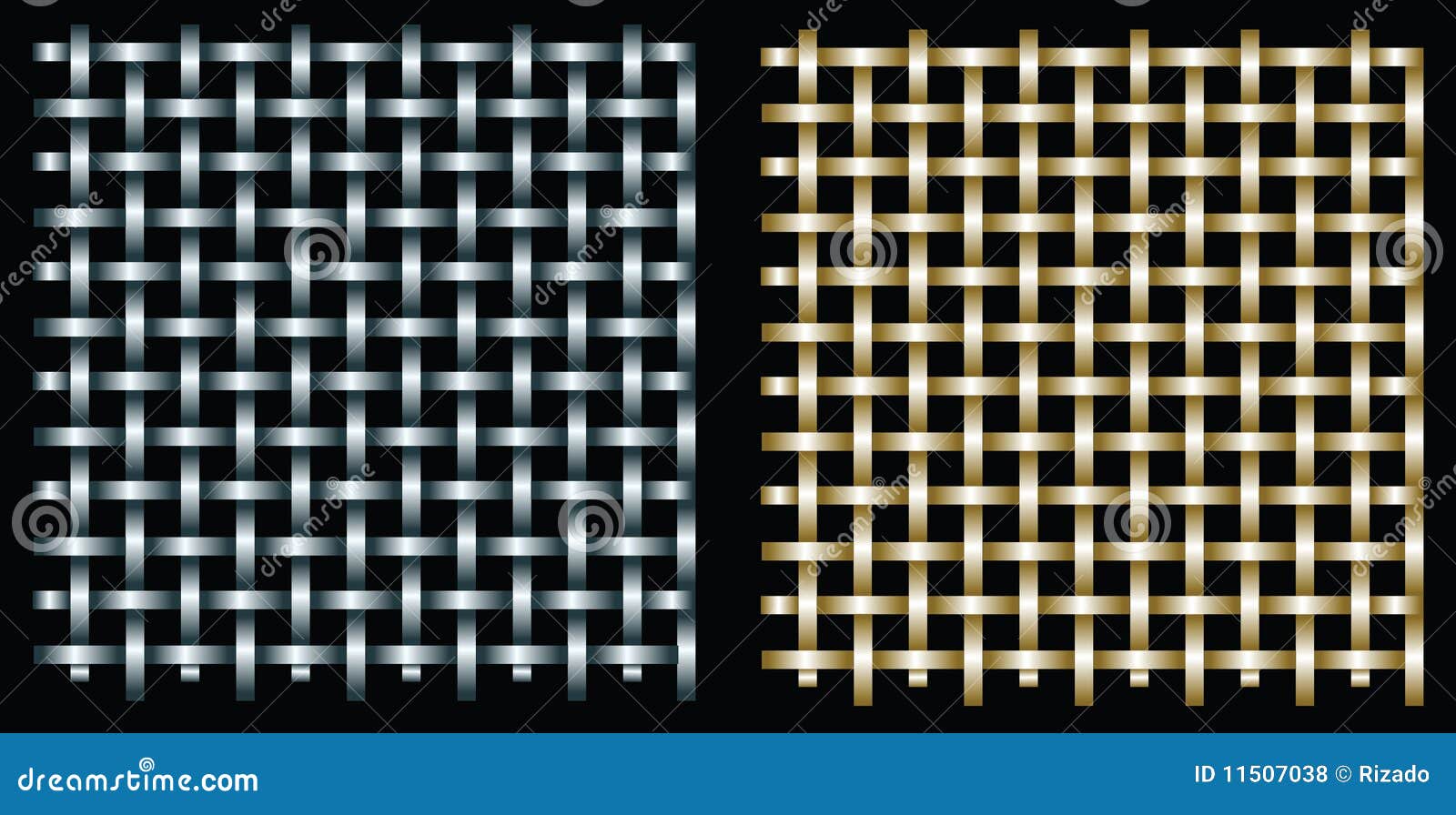 Silver and gold grid stock vector. Illustration of lattice - 11507038