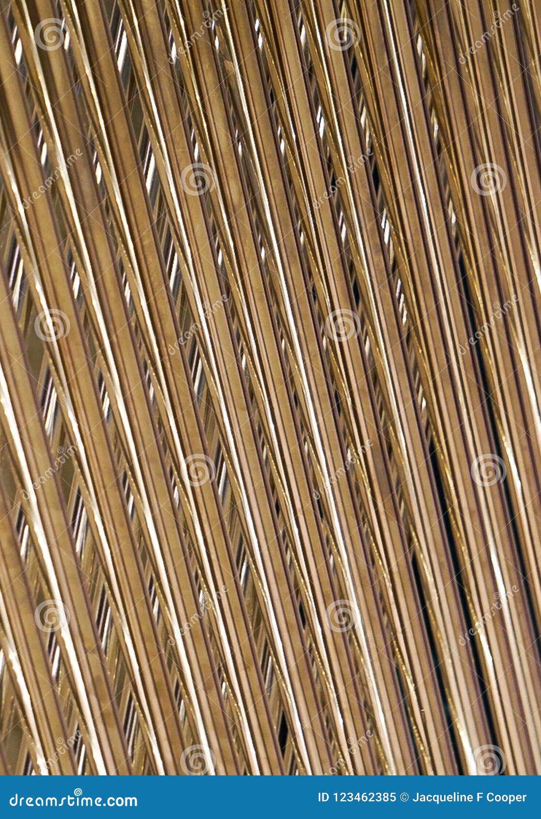 Silver and Gold Rods in a Vertical Pattern Stock Image - Image of ...