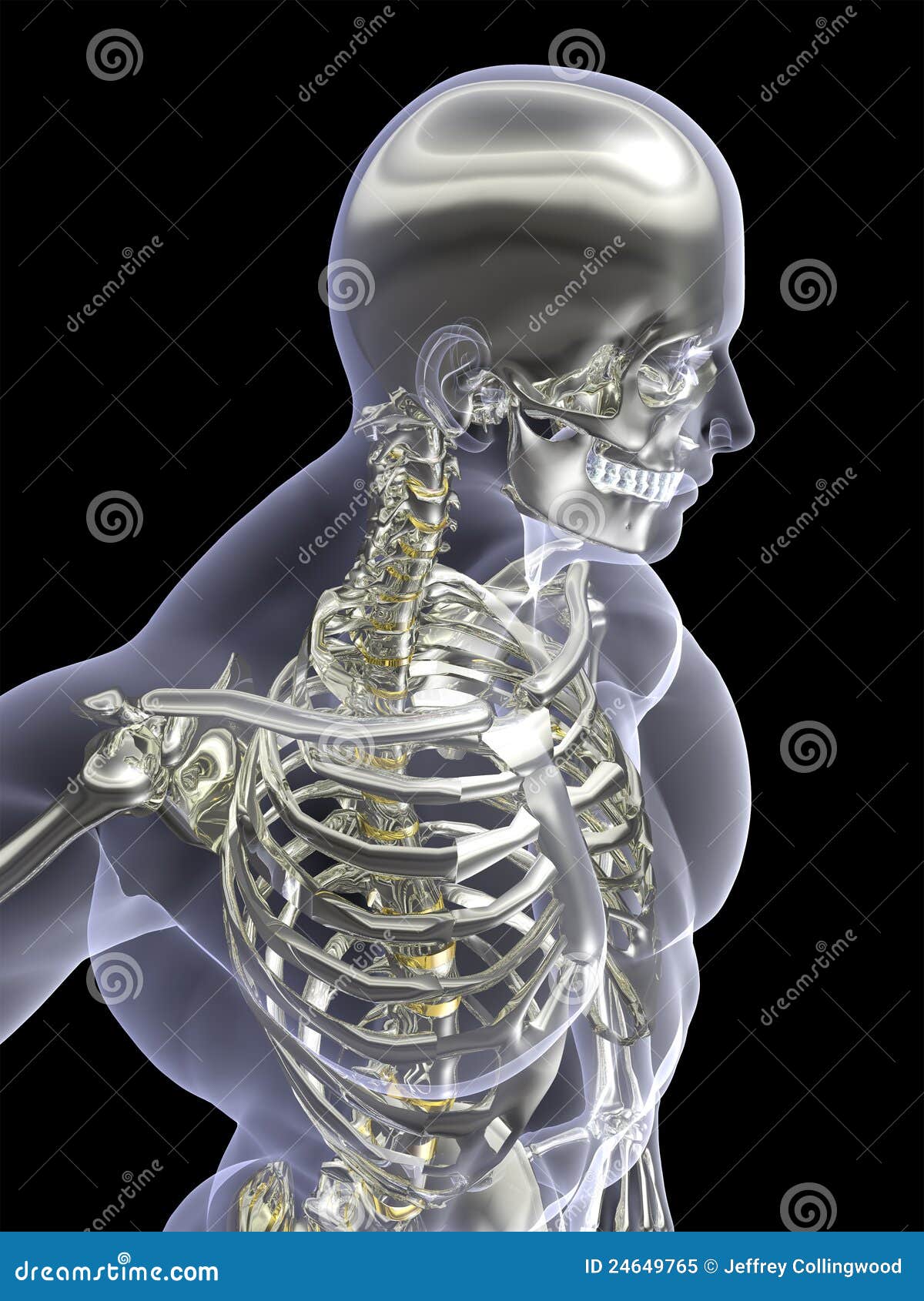 Gold Skeleton Key With Heart Shape Royalty-Free Stock Image ...