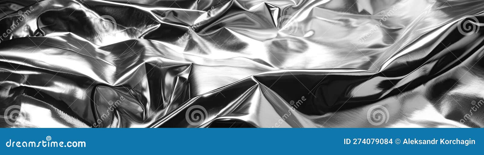 Silver Gradient Background with Metallic Foil Texture. Generative AI ...