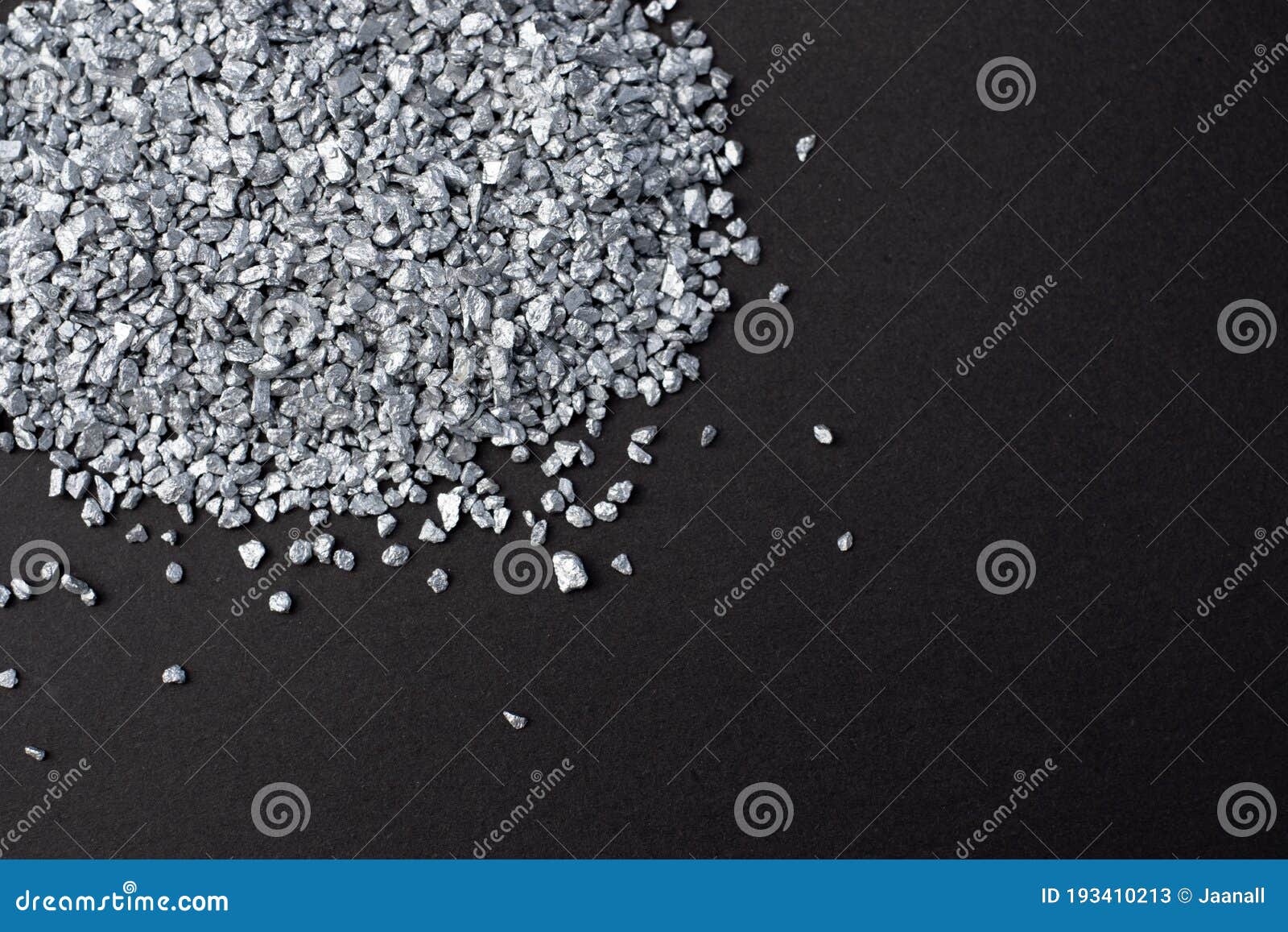 Silver Granules on Gray Background Stock Image - Image of jeweler ...