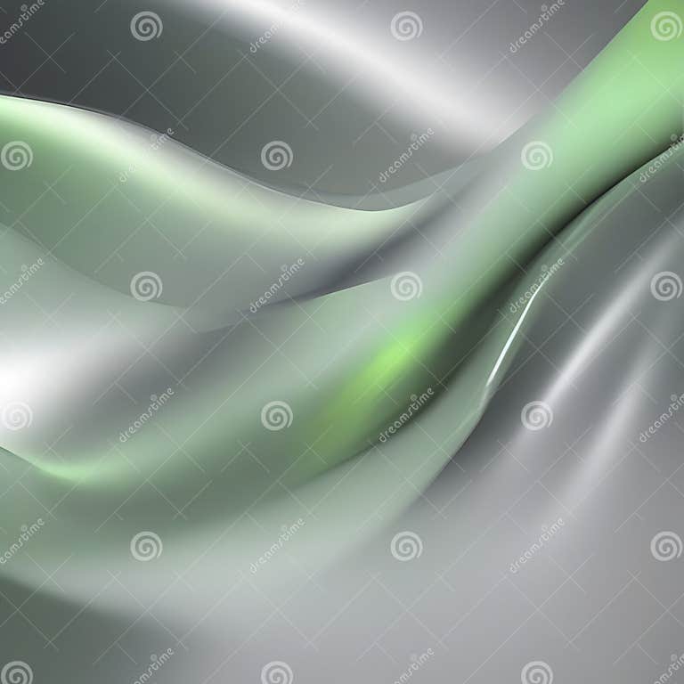 Silver and Green Gradient with Smooth Color Transitions. Stock ...