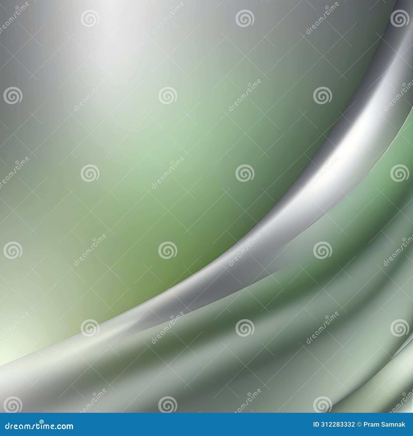 Silver and Green Gradient with Smooth Color Transitions. Stock ...