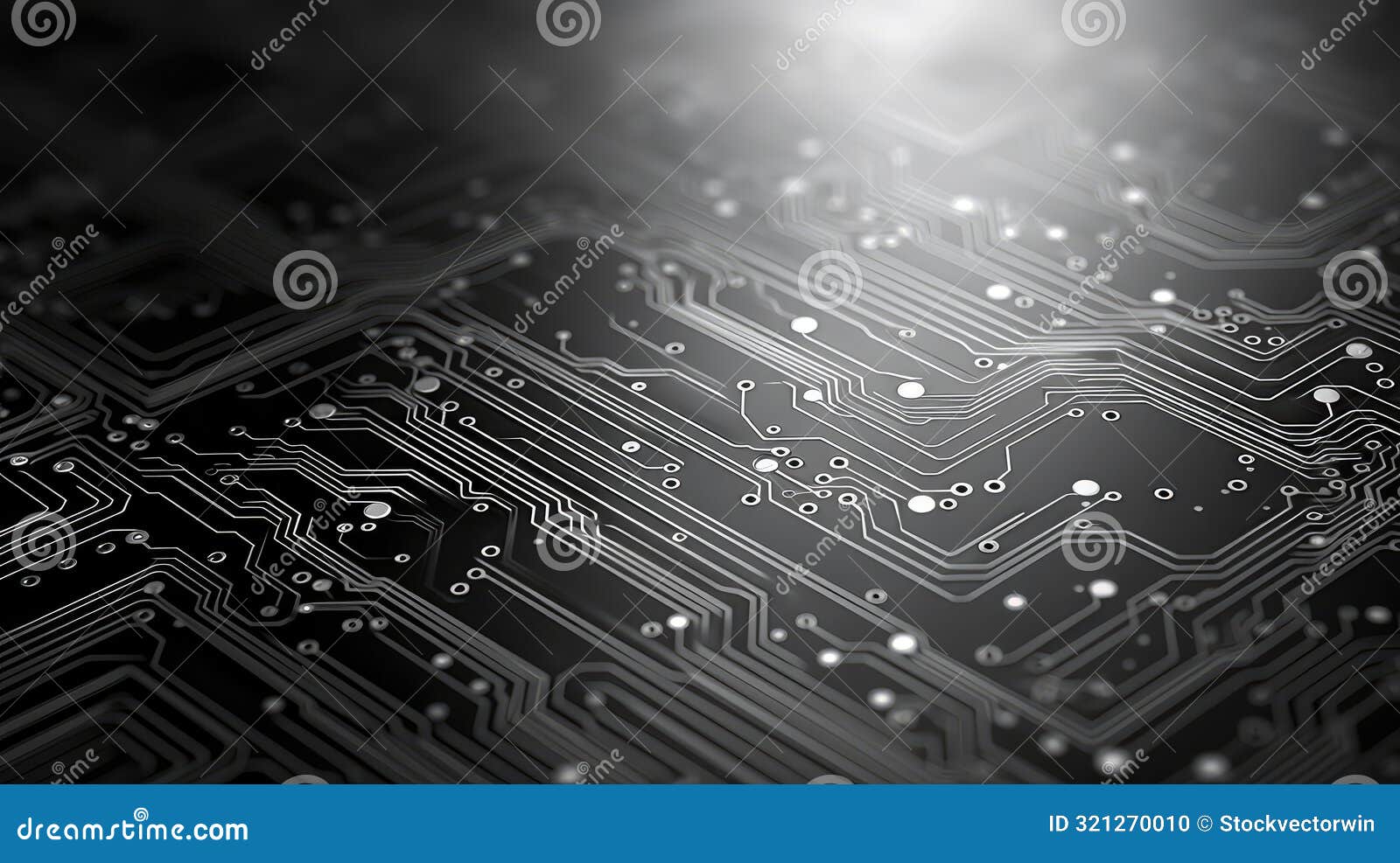 Silver Grey Technology Background Stock Illustration - Illustration of ...