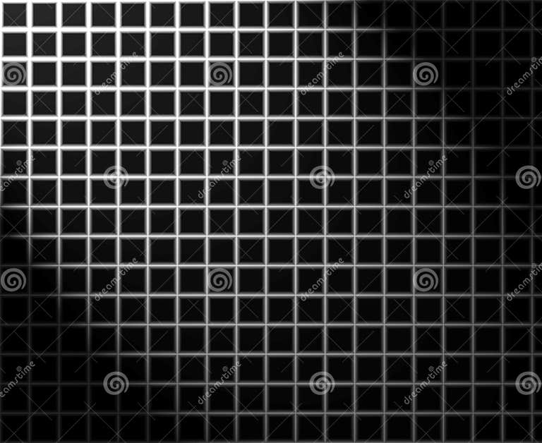 Silver Grid with Light Effect Stock Illustration - Illustration of ...