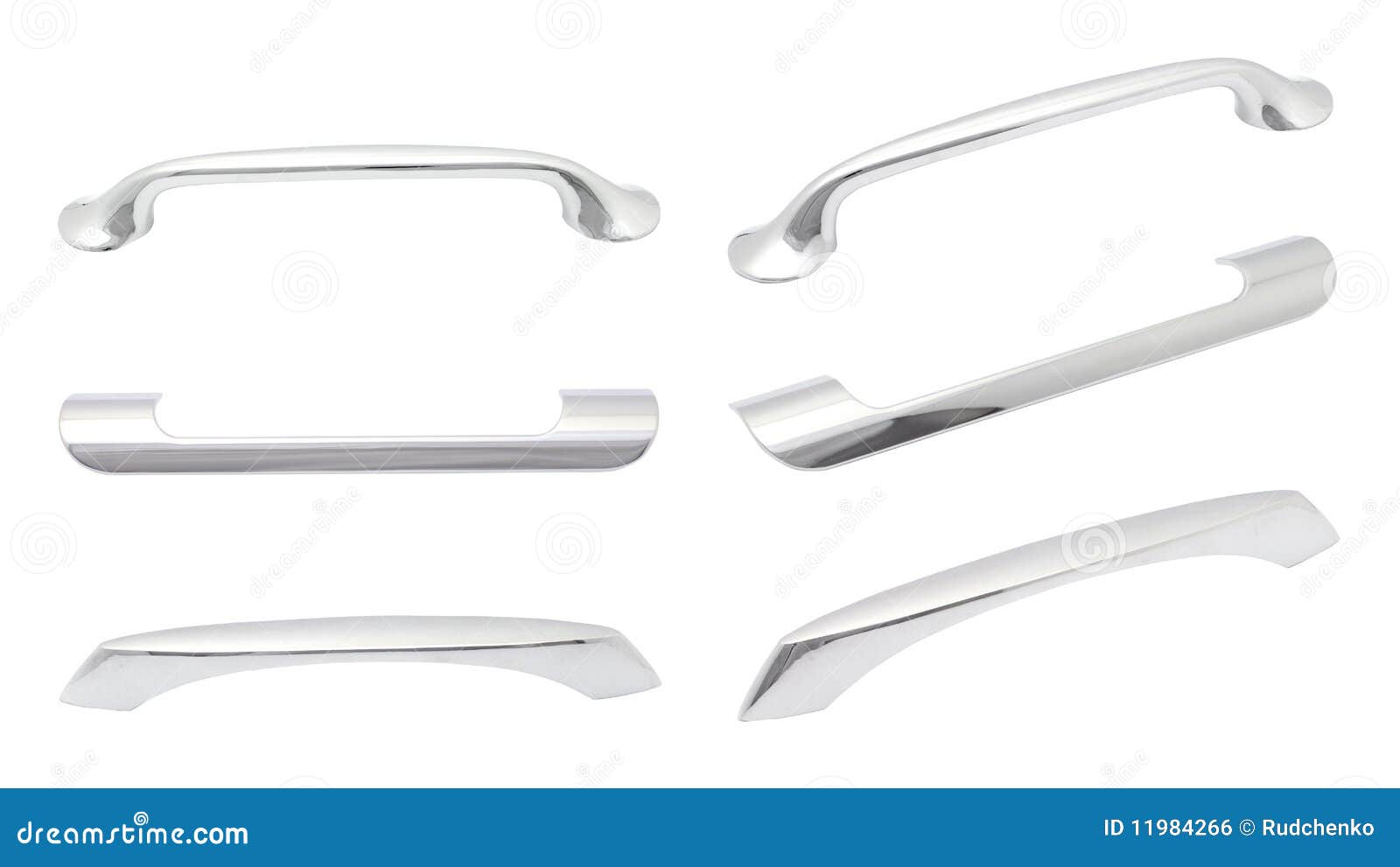 Silver handles for drawers stock photo. Image of indoors - 11984266