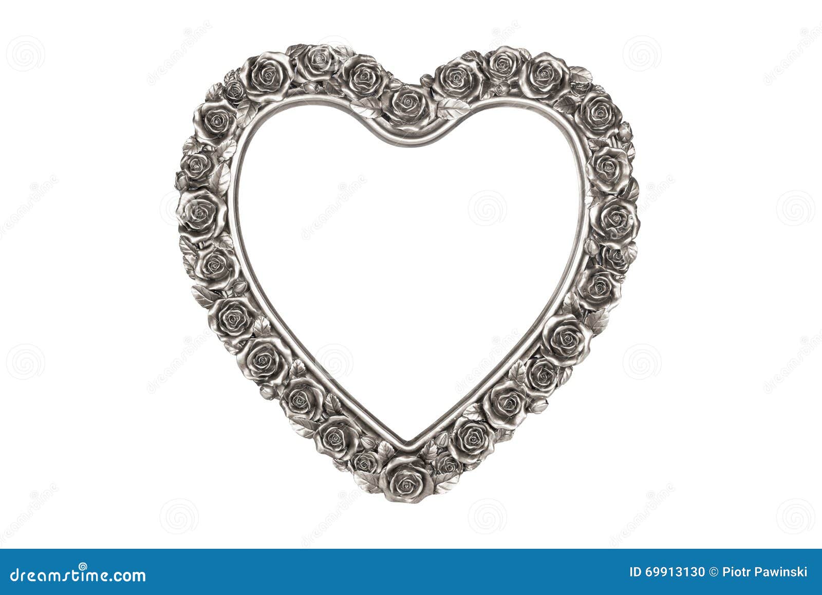 Silver heart picture frame stock photo. Image of frame - 69913130