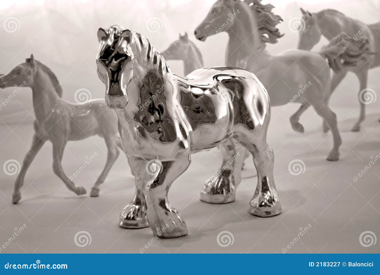 Silver horse stock image. Image of trooper, wrangler, knight - 2183227