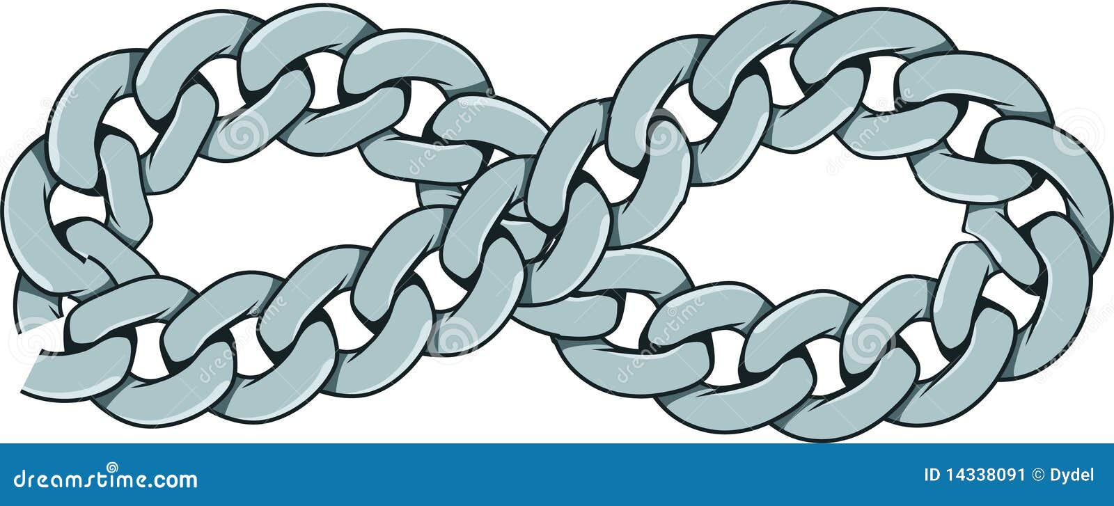 Silver Infinity Symbol stock illustration. Illustration of reflection ...