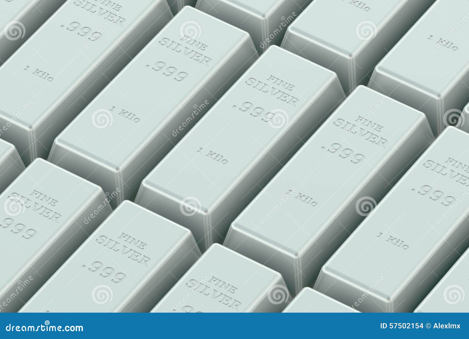 Silver Ingots stock illustration. Illustration of reflective - 57502154