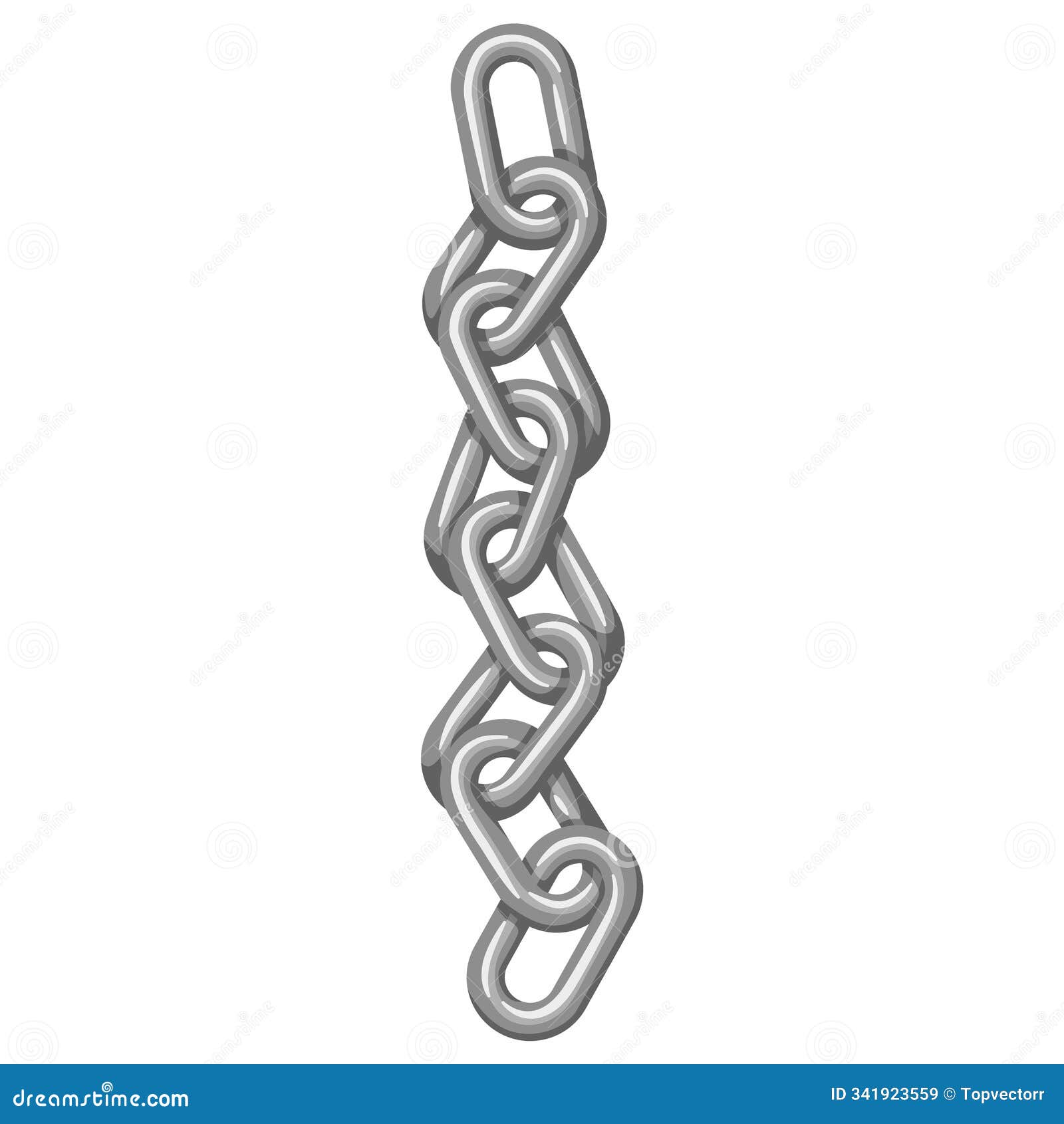 Silver Iron Chain Link Depicting Strength, Unity and Connectivity Stock ...