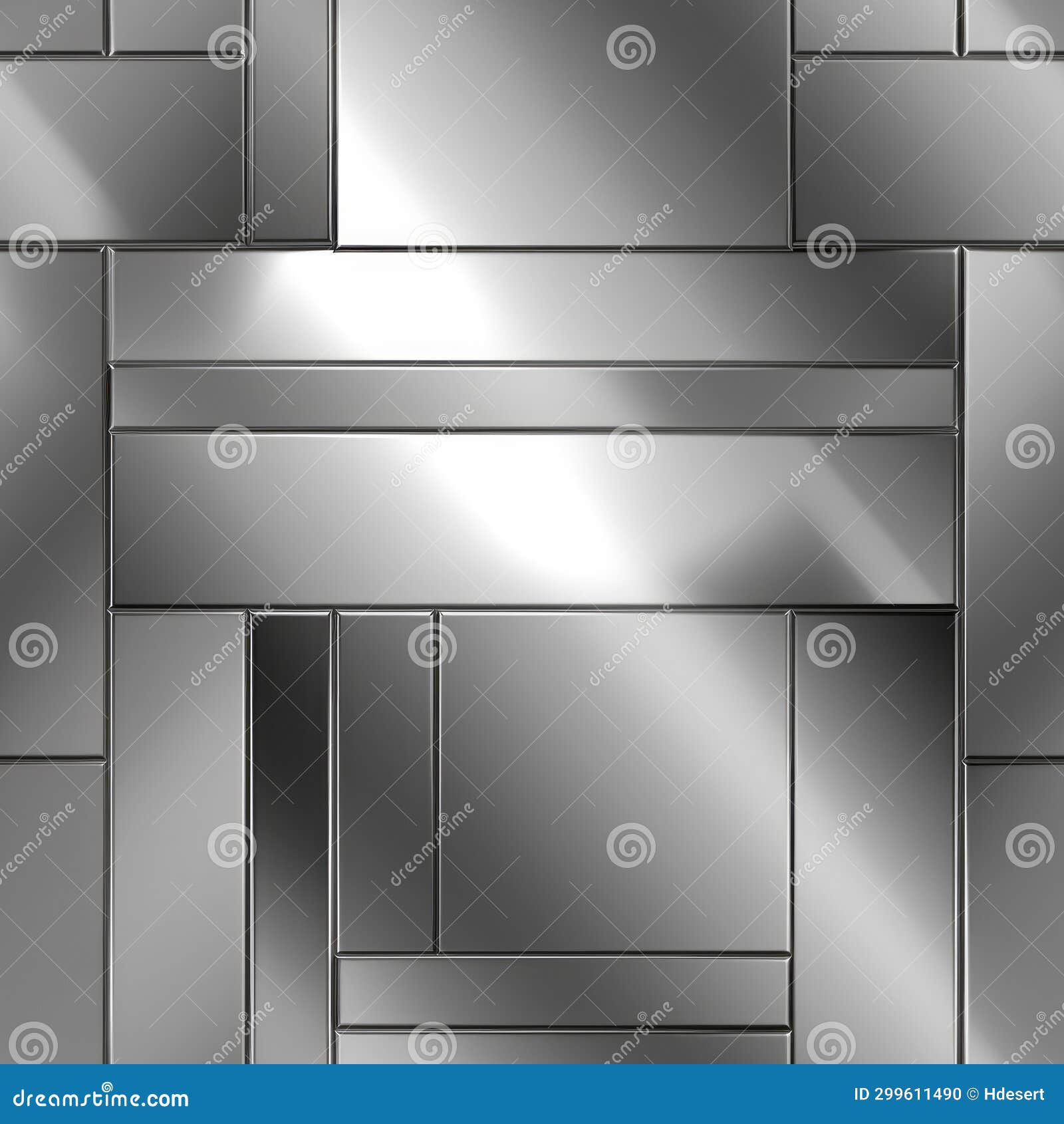 Silver or Iron Metal Background. Seamless Metallic Tile Pattern Stock ...