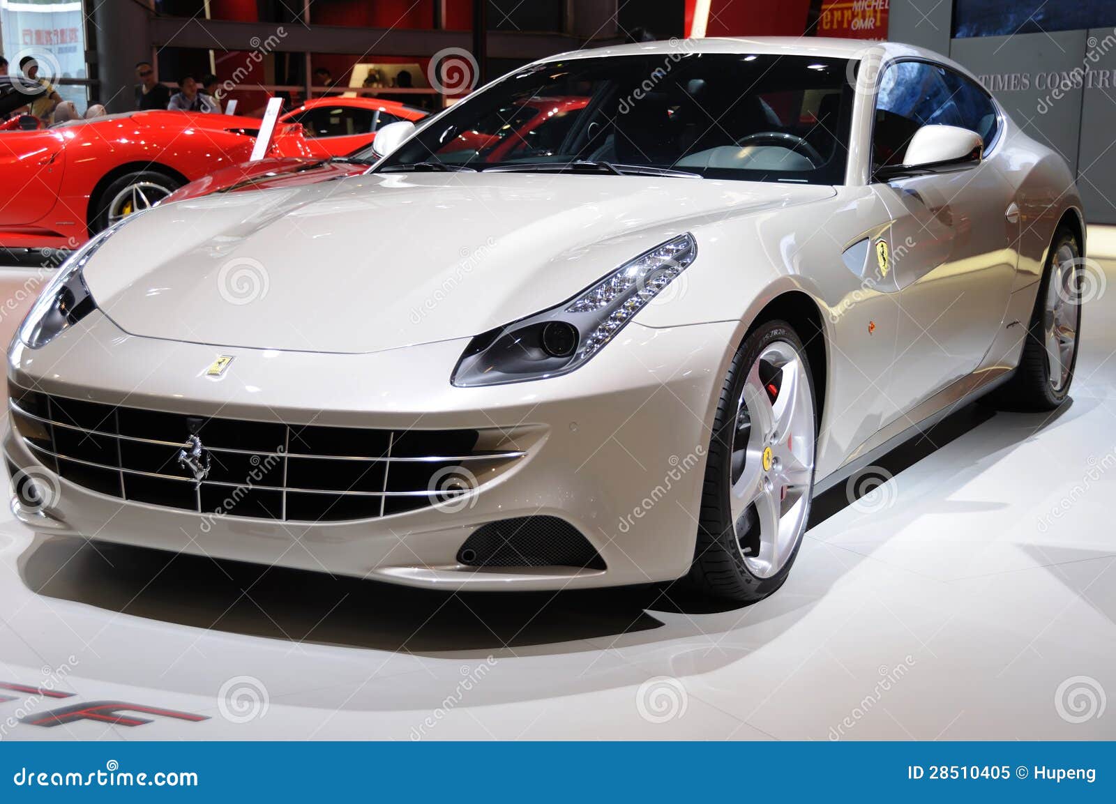Silver Italy Ferrari ff editorial image. Image of concept - 28510405
