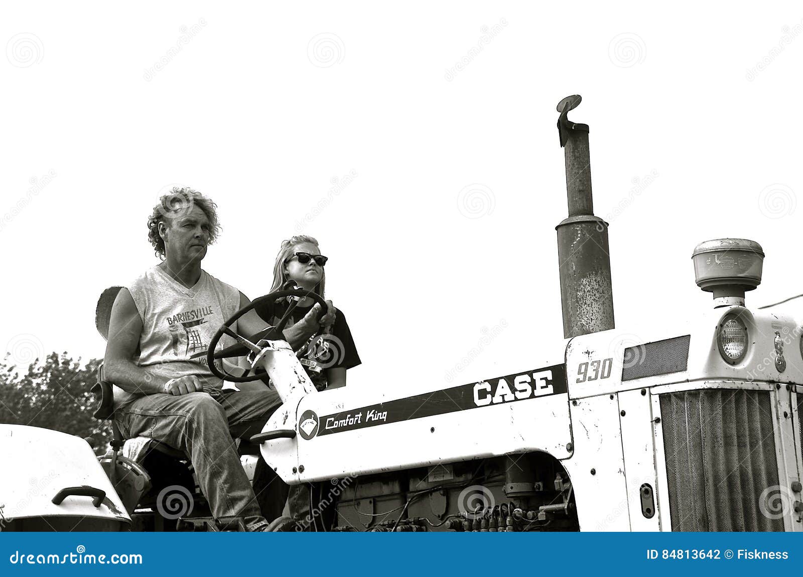 Silver King Case Tractor 930 Editorial Photography - Image of muffler ...