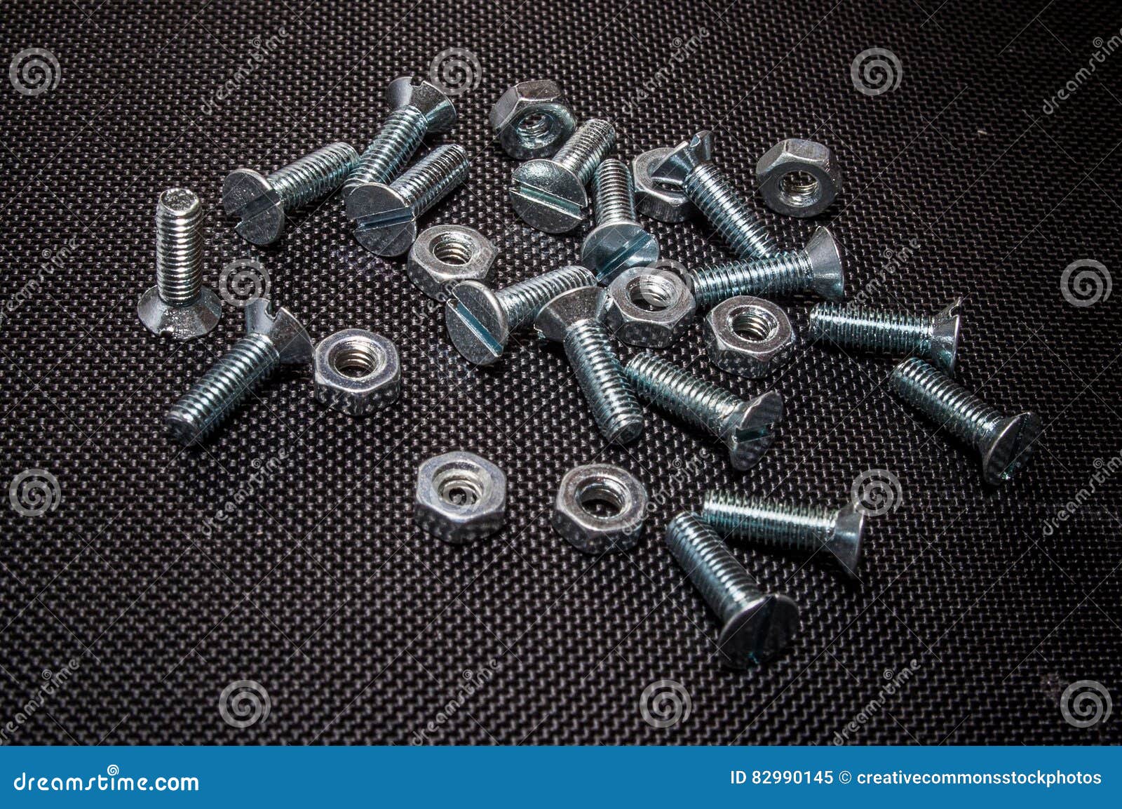 Silver Knots And Bolts Picture. Image: 82990145