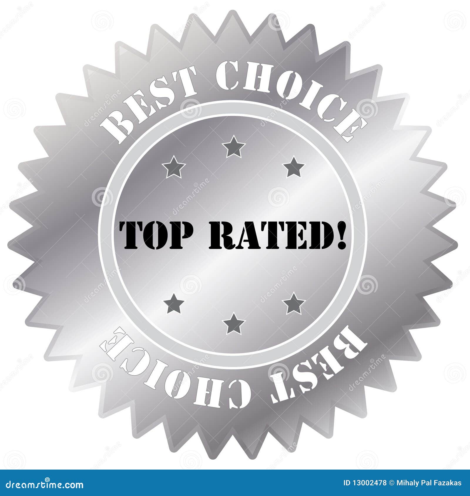 Silver label stock vector. Illustration of retail, design - 13002478