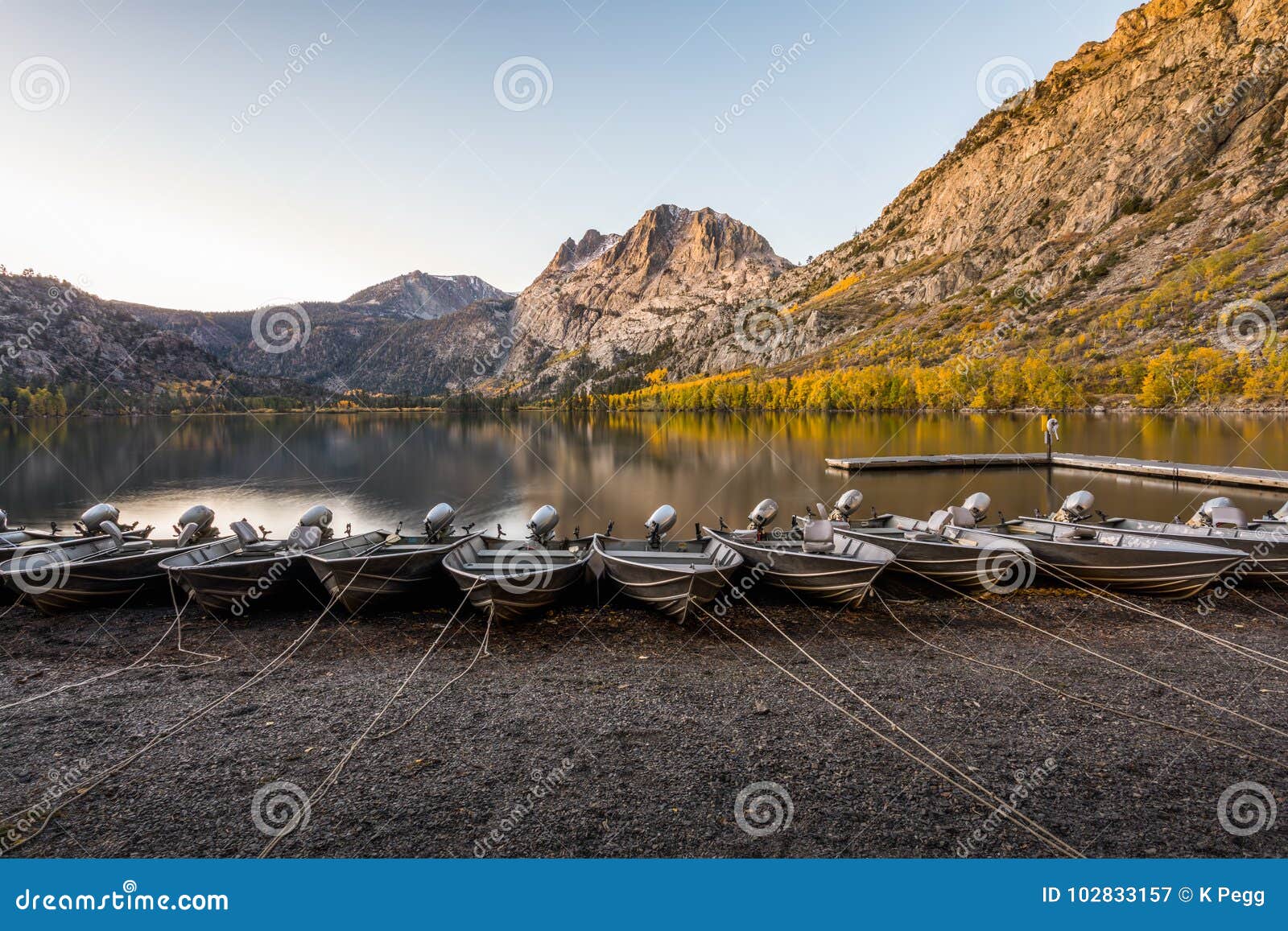 Silver Lake stock image. Image of mountain, peaceful - 102833157