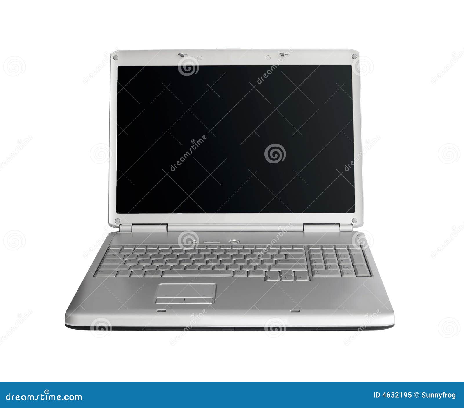 Silver Laptop Royalty-Free Stock Photo | CartoonDealer.com #4632195