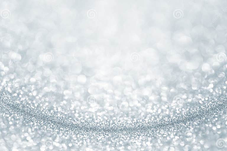 Silver Light Blue Glitter Background. Stock Photo - Image of glow ...