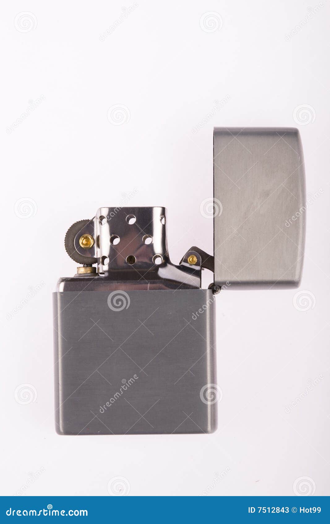 Silver lighter stock image. Image of cigarette, black - 7512843