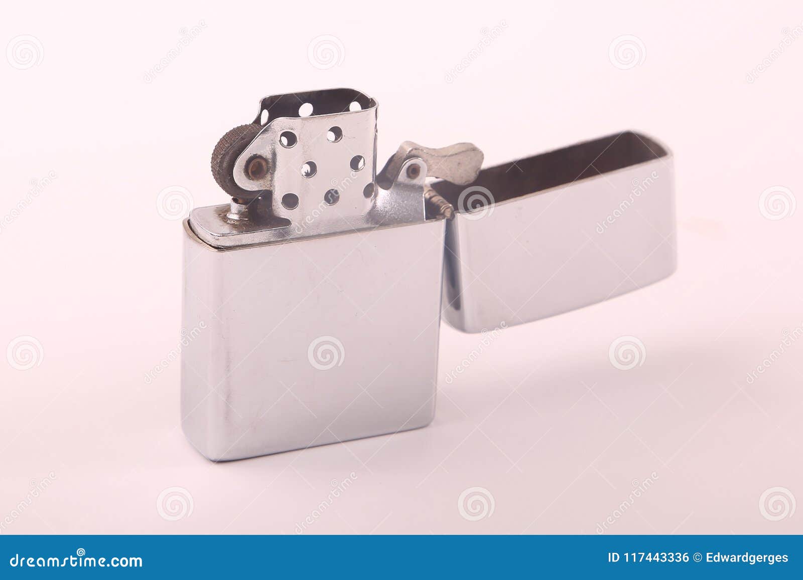 Silver Lighter stock photo. Image of cool, heat, butane - 117443336