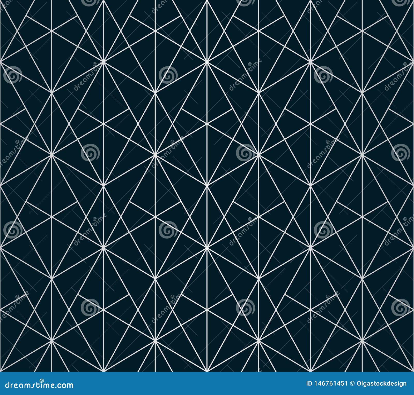 Silver Lines Pattern. Vector Geometric Linear Seamless Texture. Luxury ...