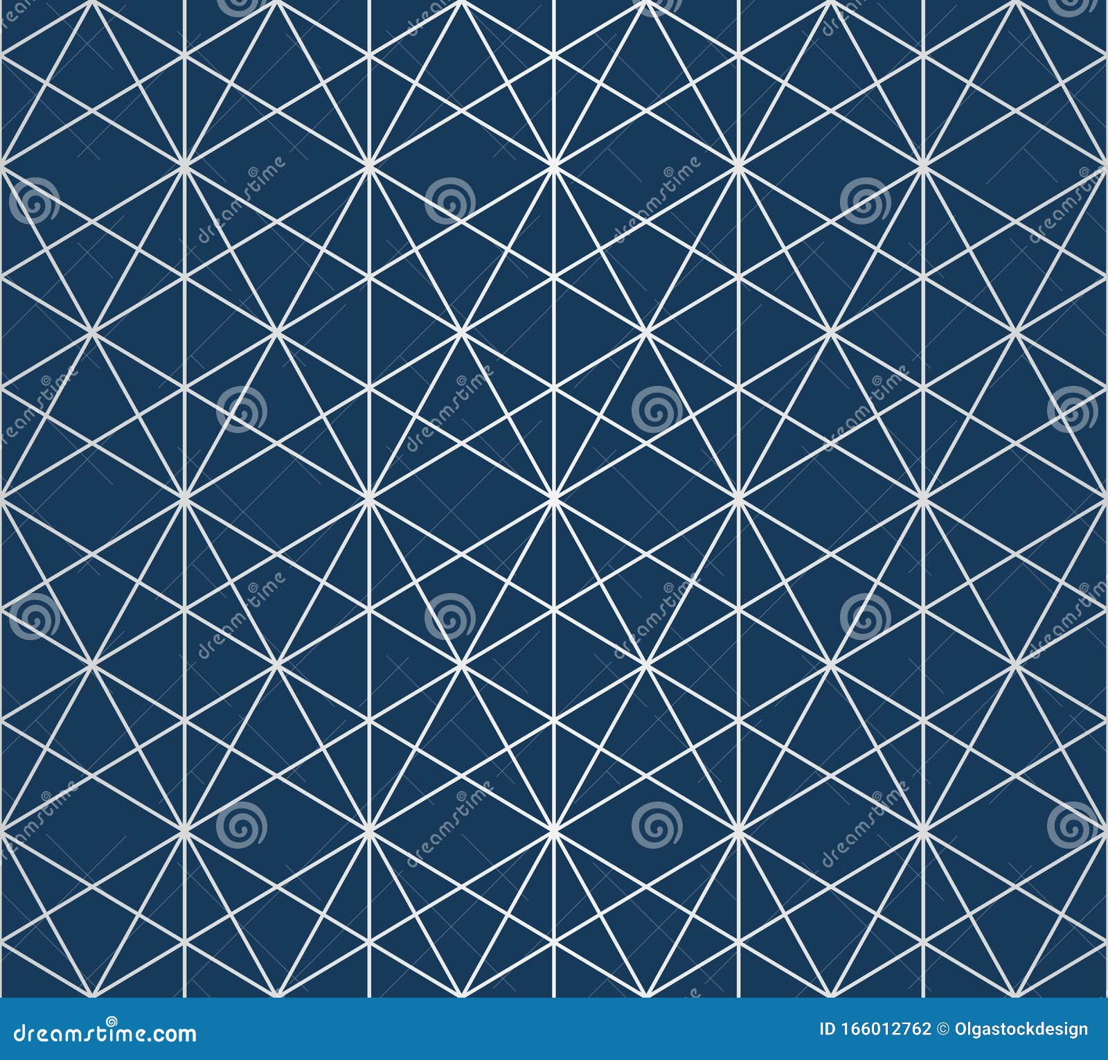 Silver Lines Pattern. Vector Geometric Seamless Texture with Grid, Net ...