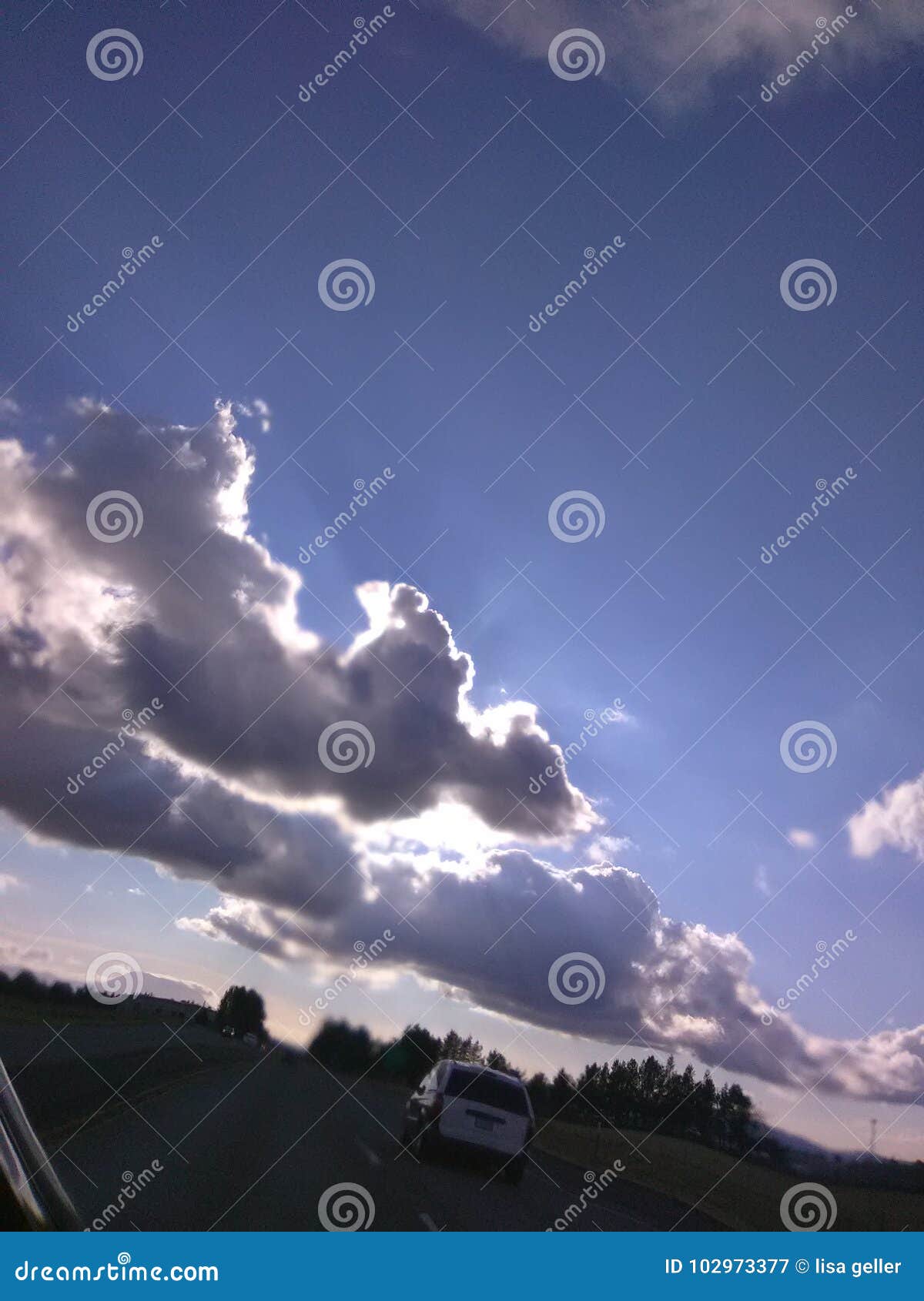 Every Cloud Has a Silver Lining Stock Image - Image of lining, ling ...