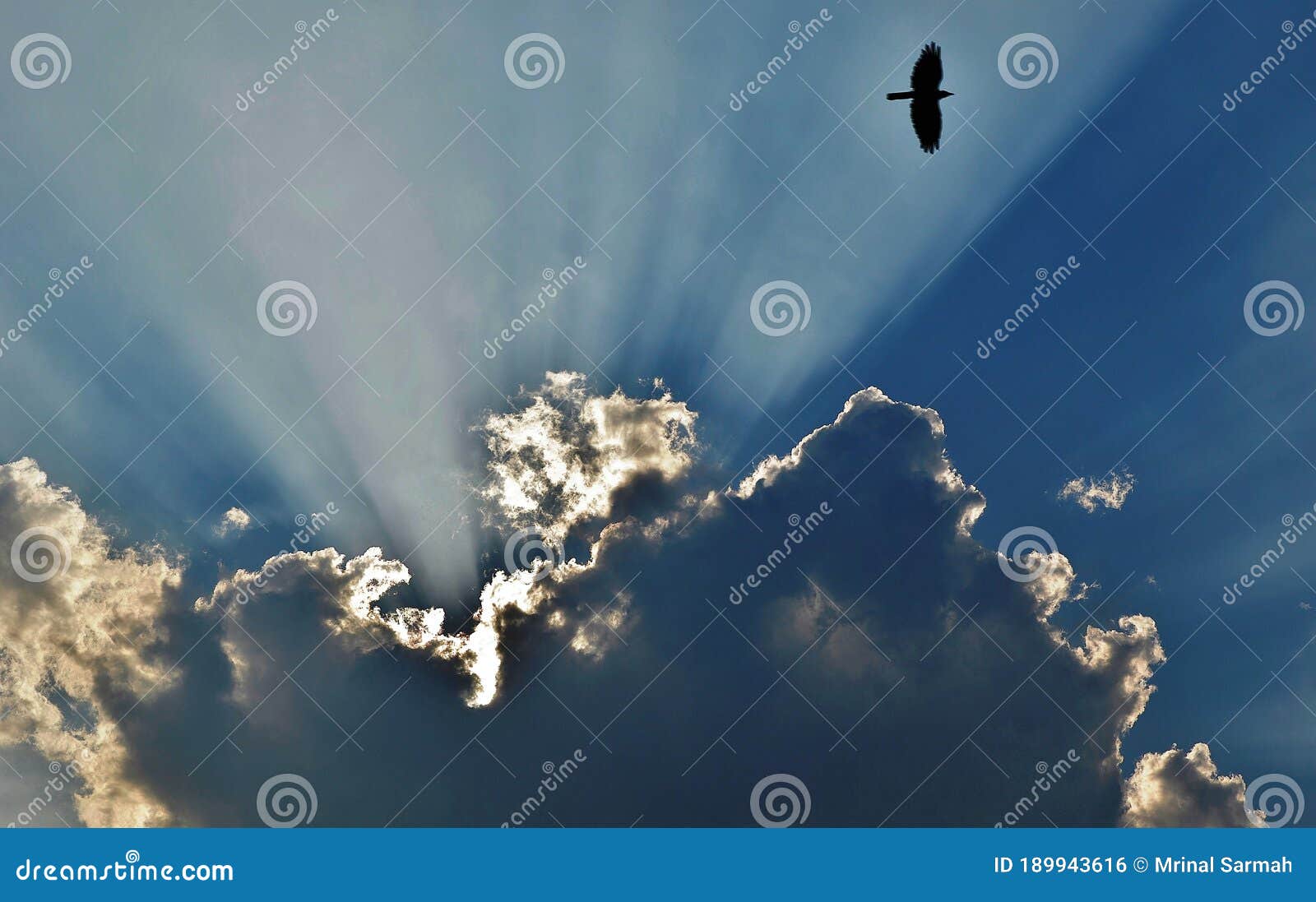 Silver lining on the cloud stock photo. Image of covered - 189943616