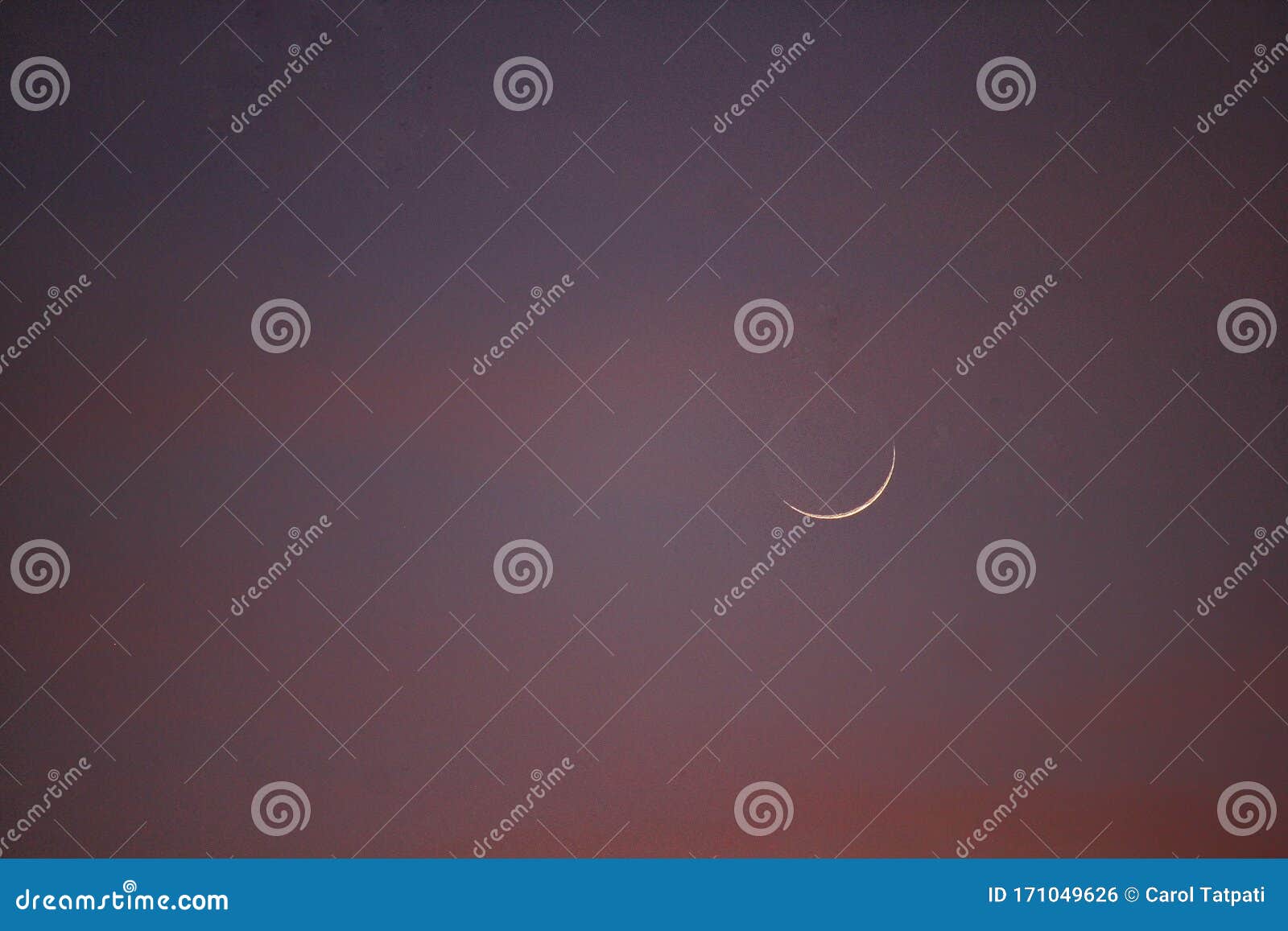 The Silver Lining of the Moon on a Winter& X27;s Night Sky Stock Photo ...