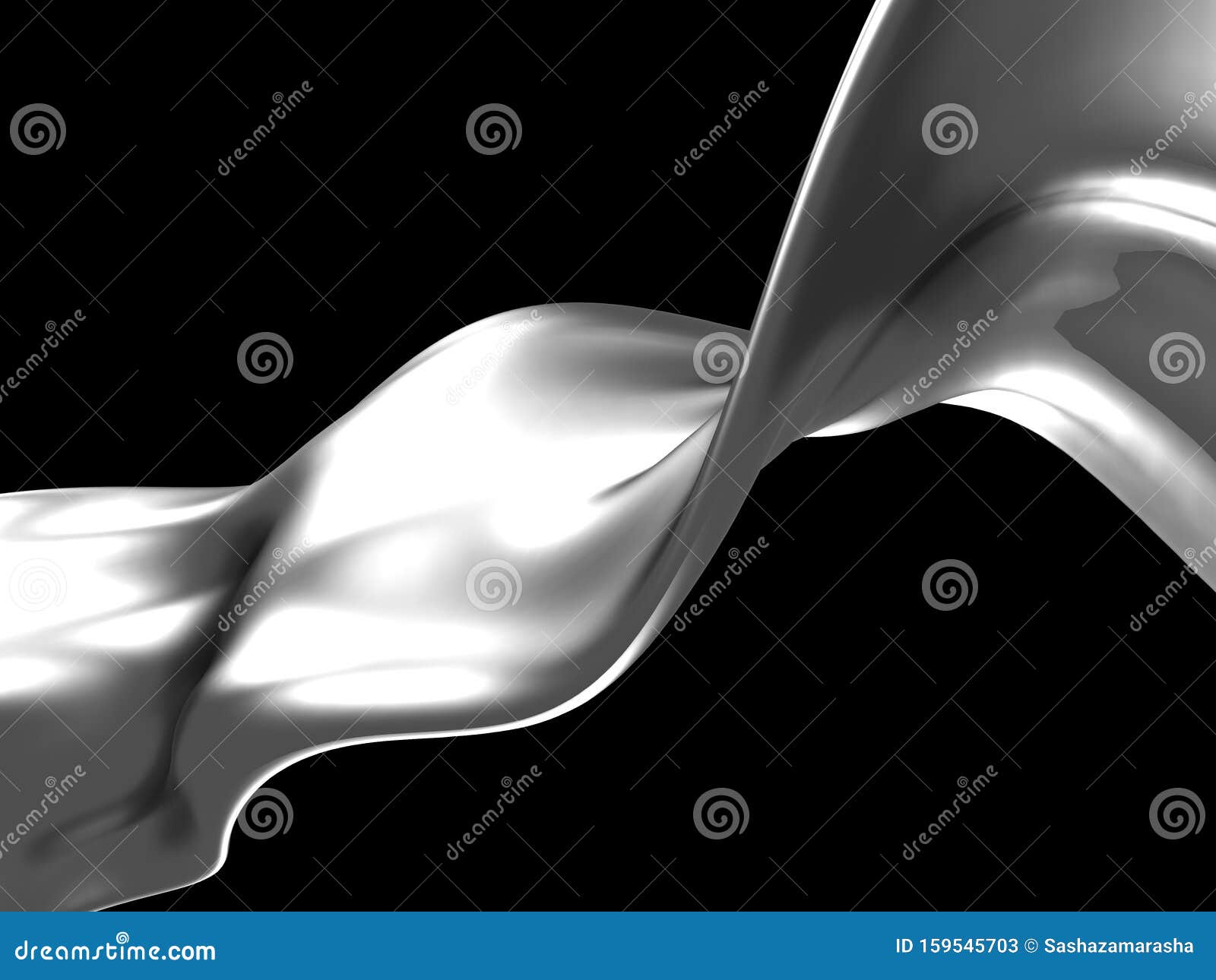 Silver Liquid Abstract Shiny Splash Stock Illustration - Illustration ...