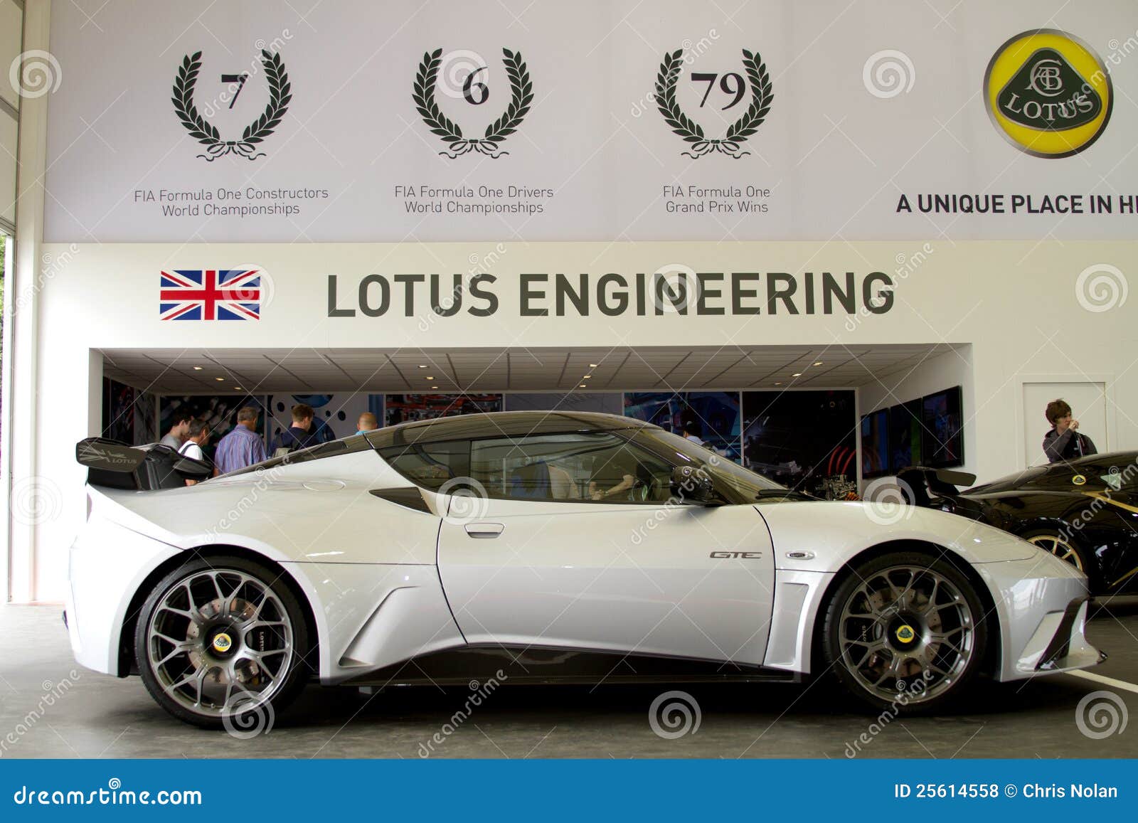 Silver Lotus Evora GTC editorial stock photo. Image of gfos - 25614558