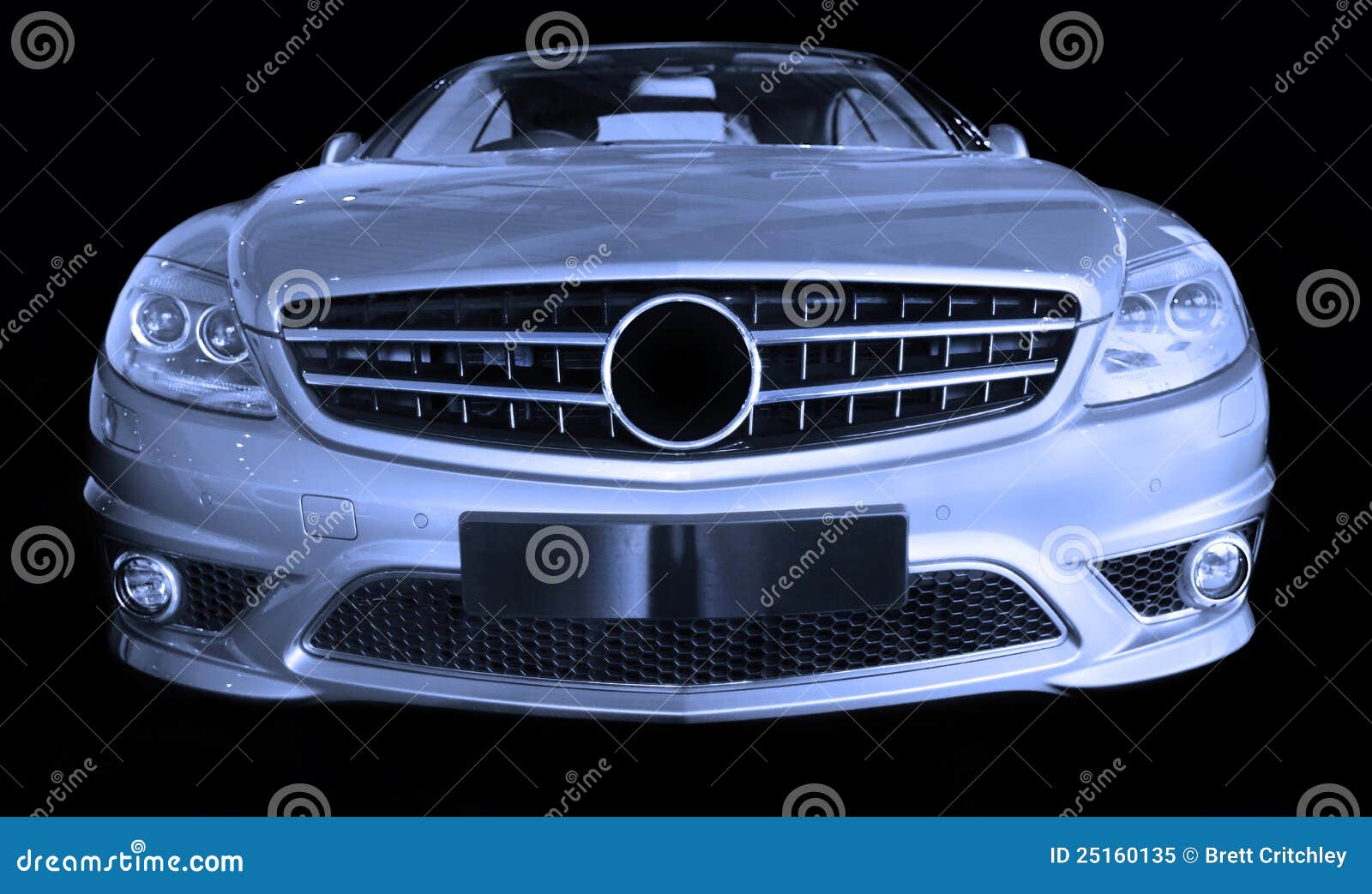 Silver luxury car stock image. Image of silver, sports - 25160135